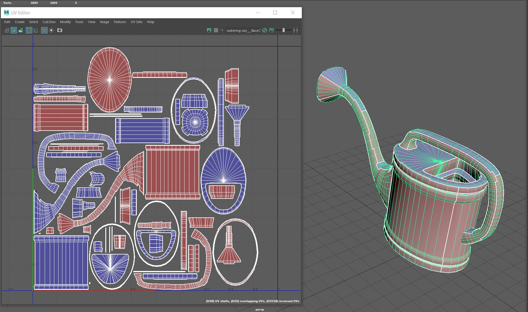 Watering Can - 3D Model by alenfsl