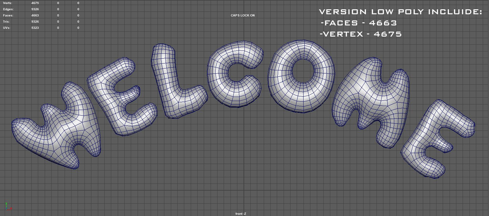 Welcome Balloons - 3D Model by alenfsl