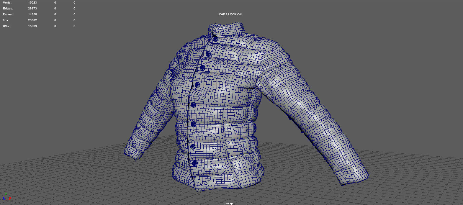 Winter Jacket - 3D Model by alenfsl