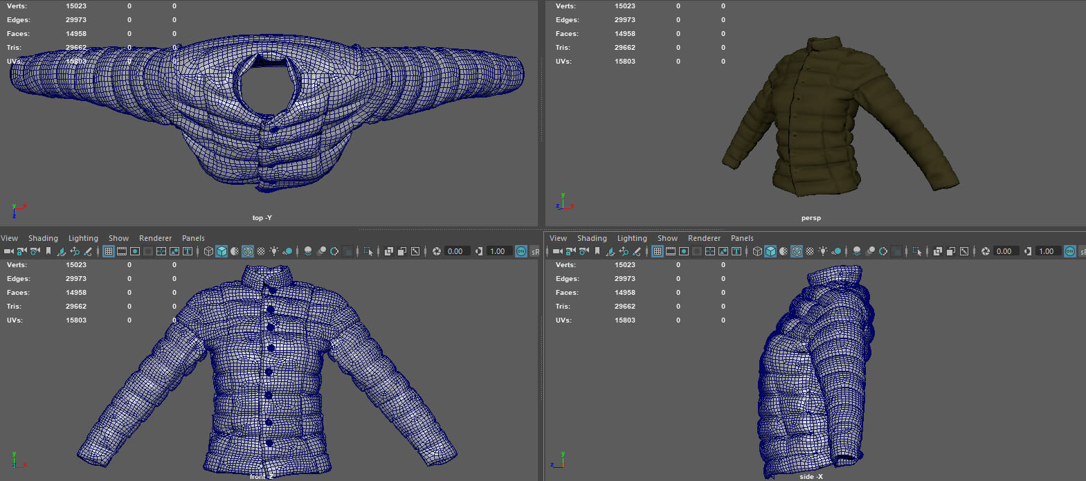 Winter Jacket - 3D Model by alenfsl