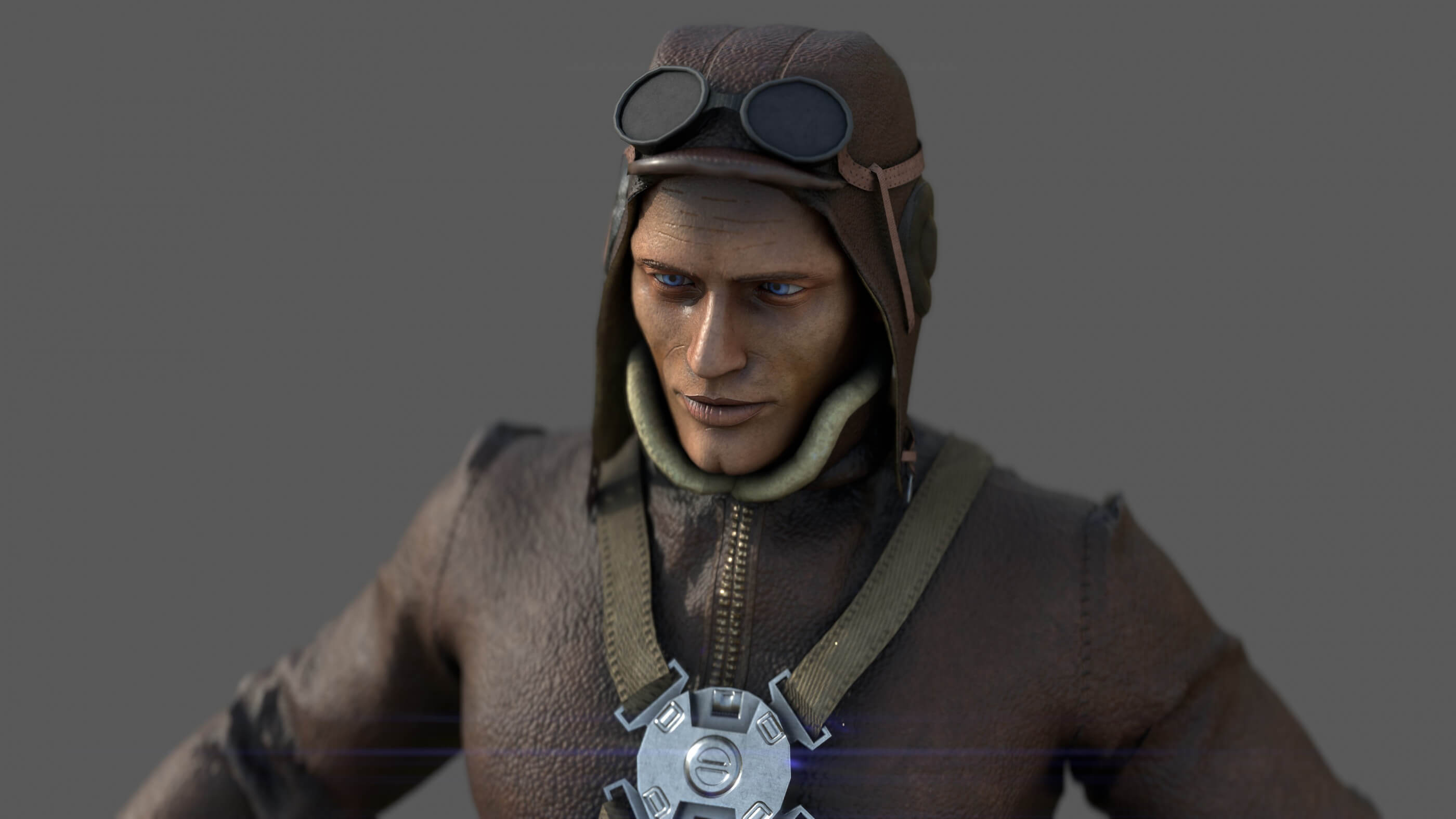 World War II Pilot - 3D Model by alenfsl