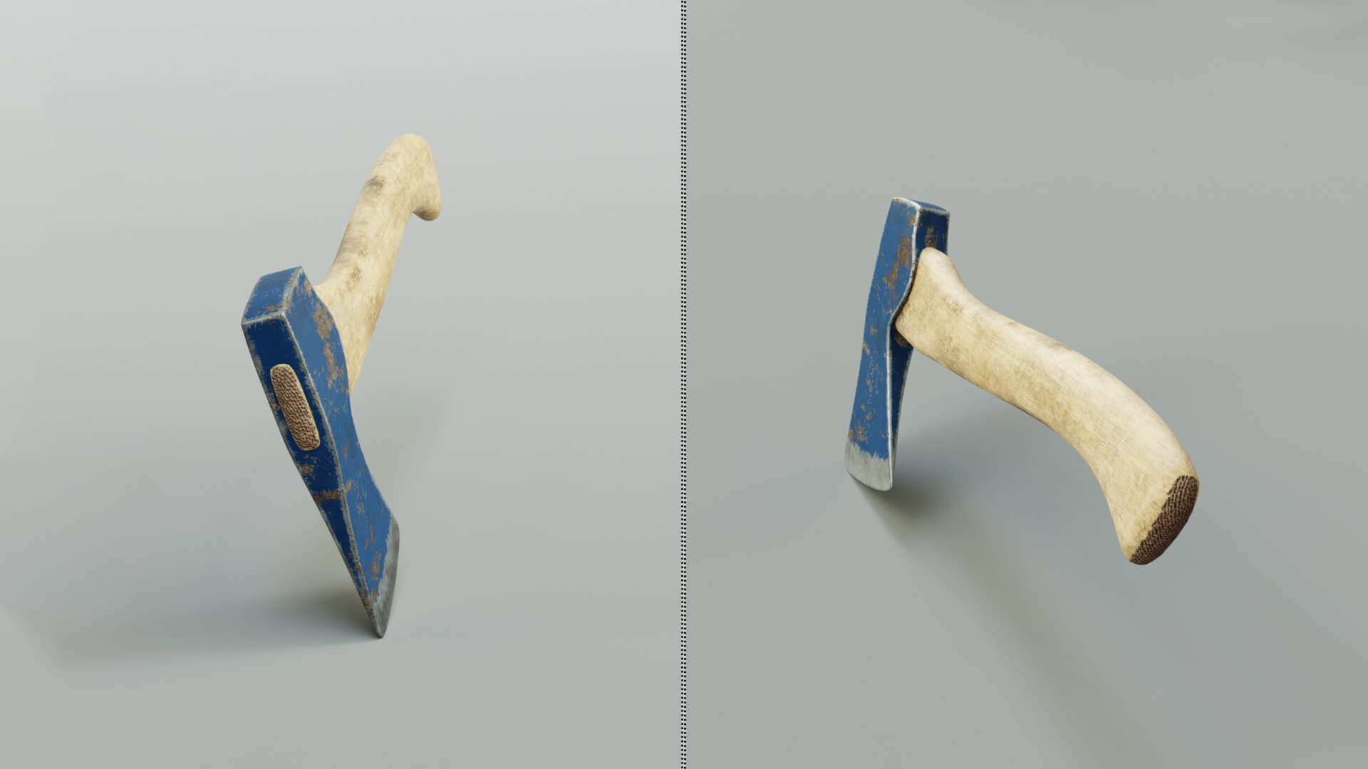 3 Modern Realistic Axes - 3D Model by AleoPix