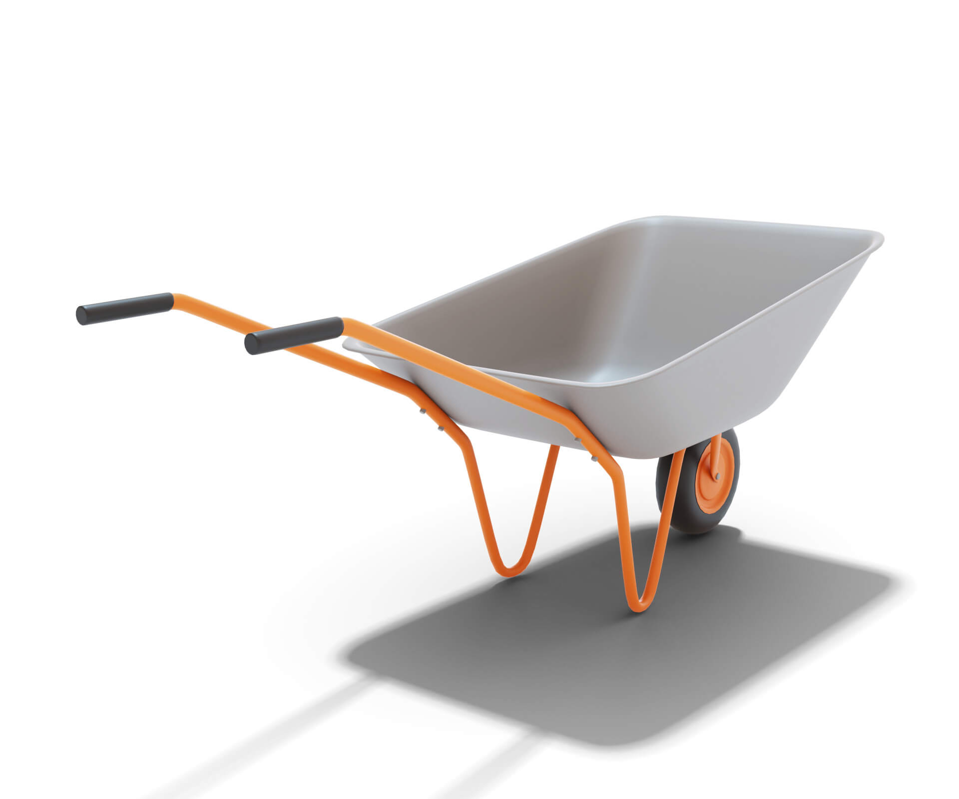 Cartoon Wheelbarrow - 3D Model by AleoPix