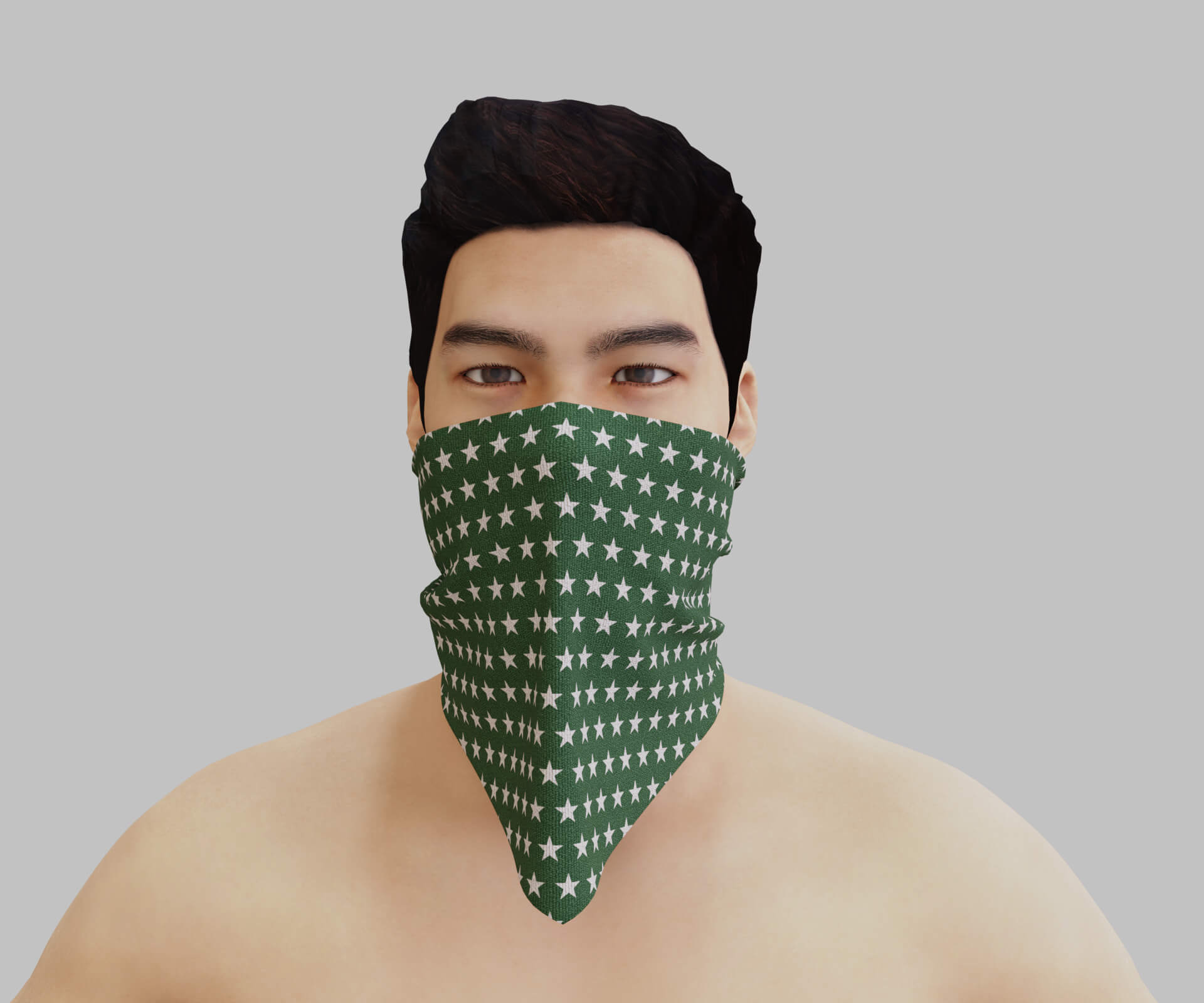 Cowboy Scarf - 3D Model by AleoPix