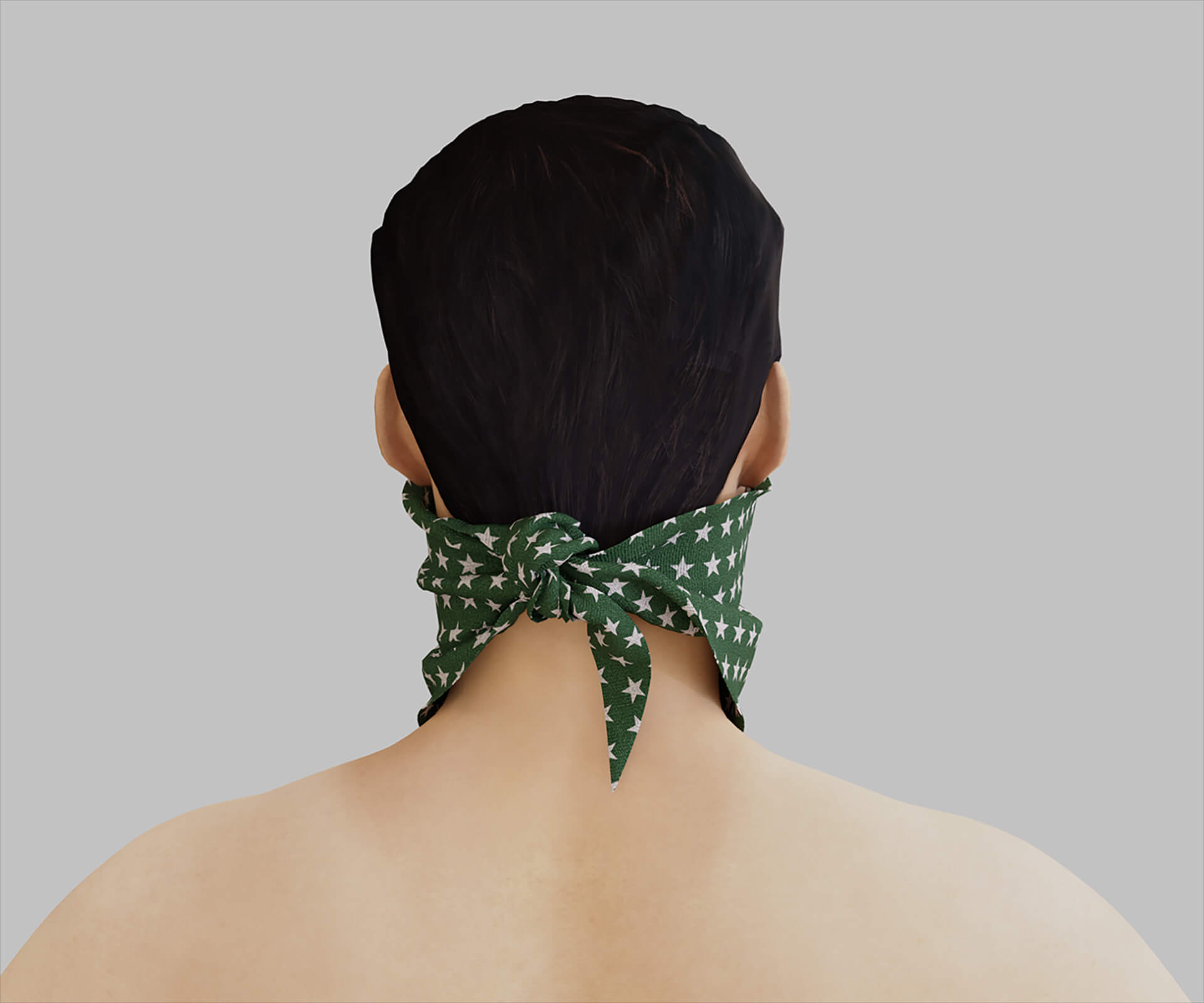 Cowboy Scarf - 3D Model by AleoPix