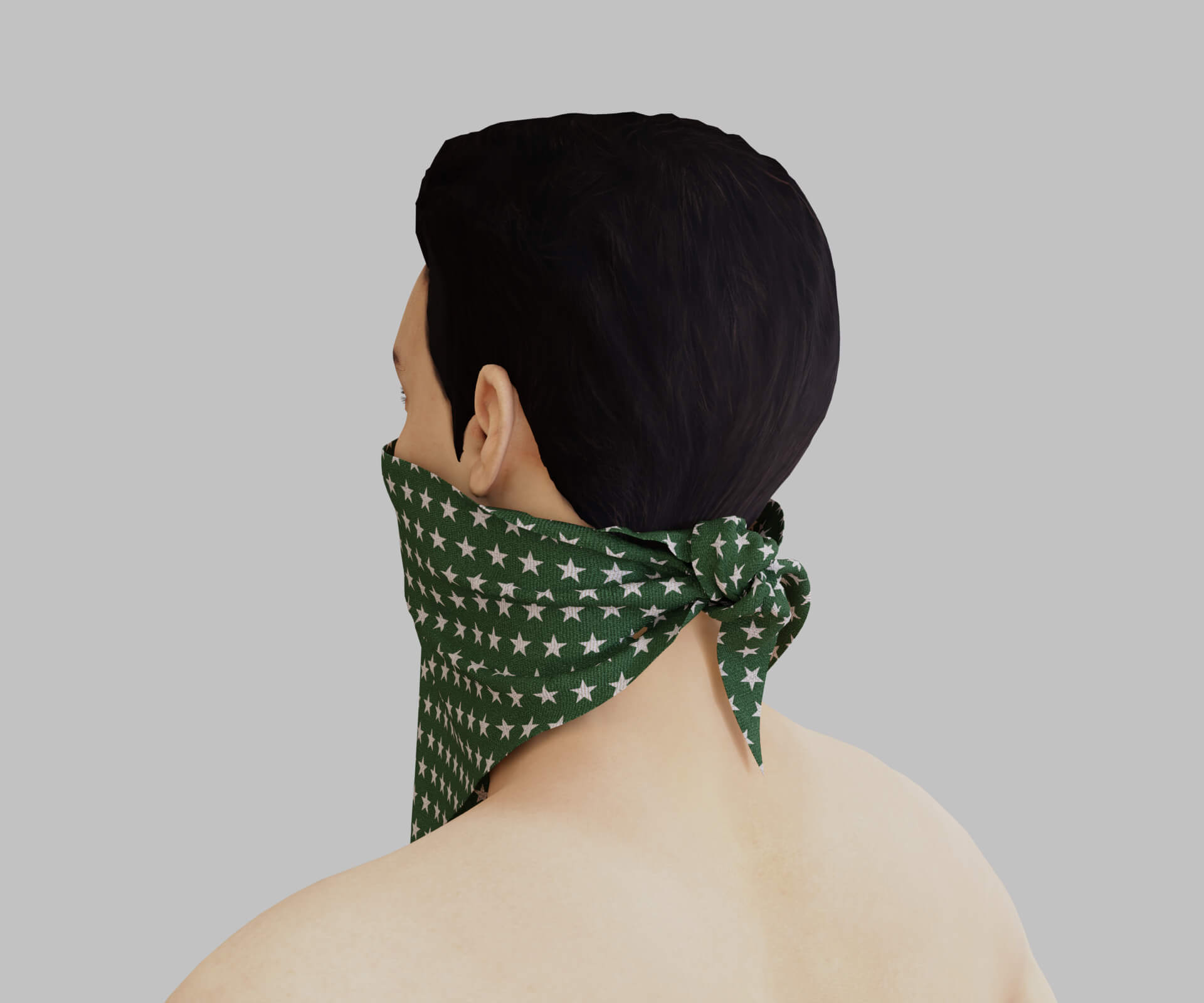 Cowboy Scarf - 3D Model by AleoPix