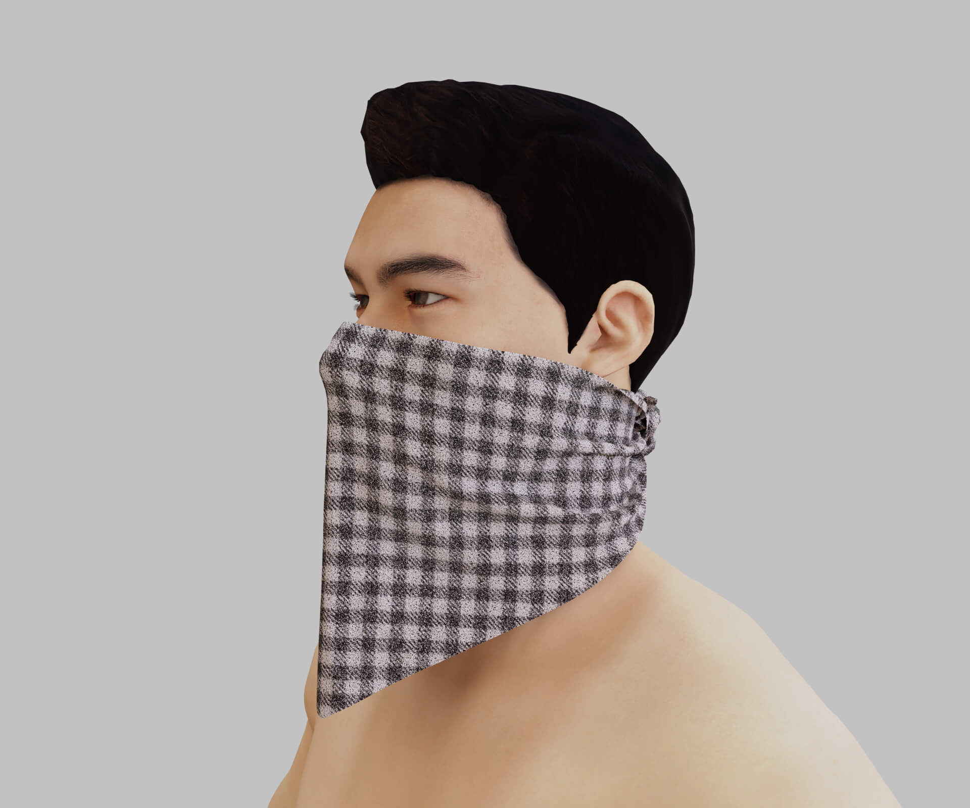 Cowboy Scarf - 3D Model by AleoPix