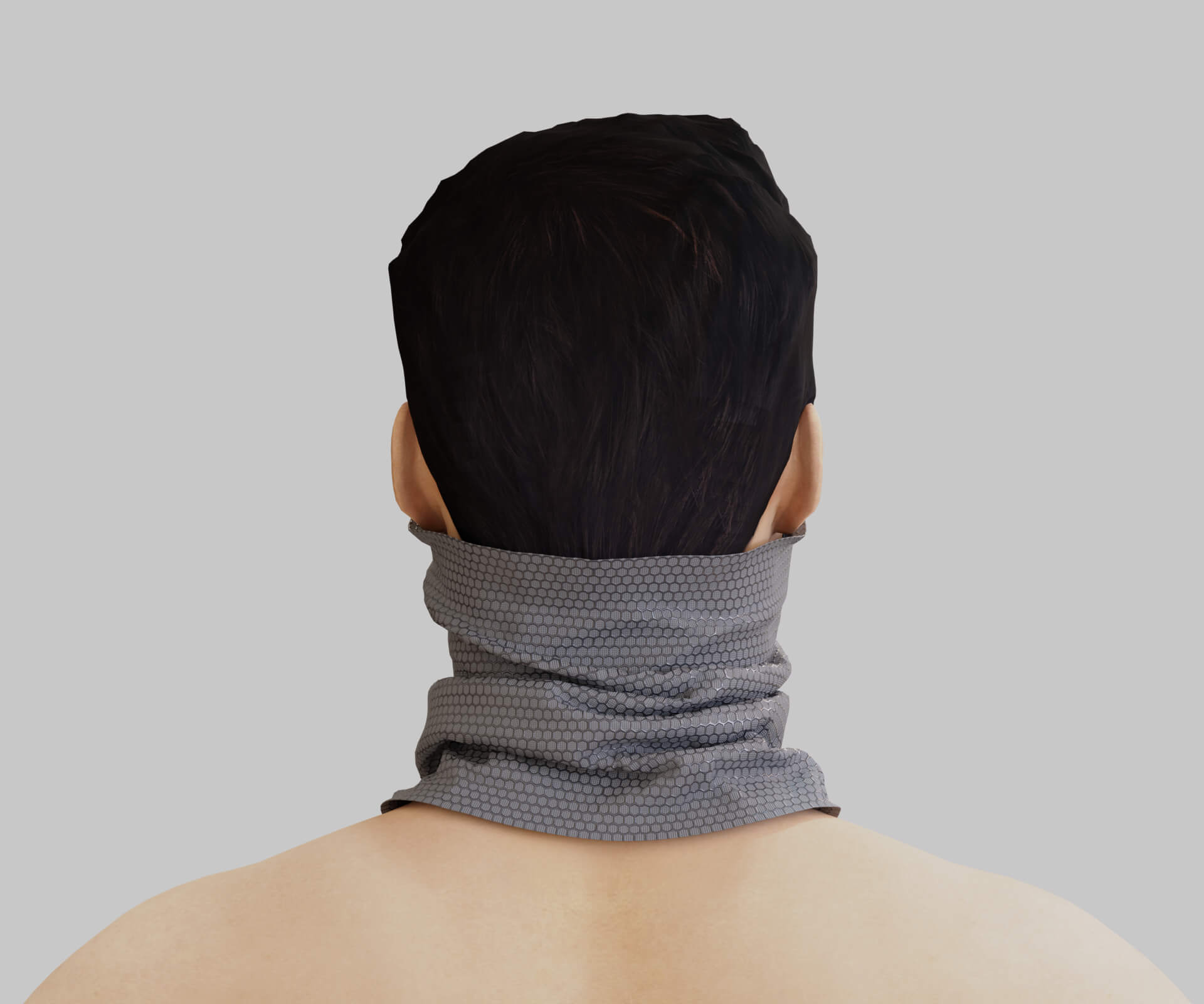 Face Scarf Hidenface - 3D Model by AleoPix