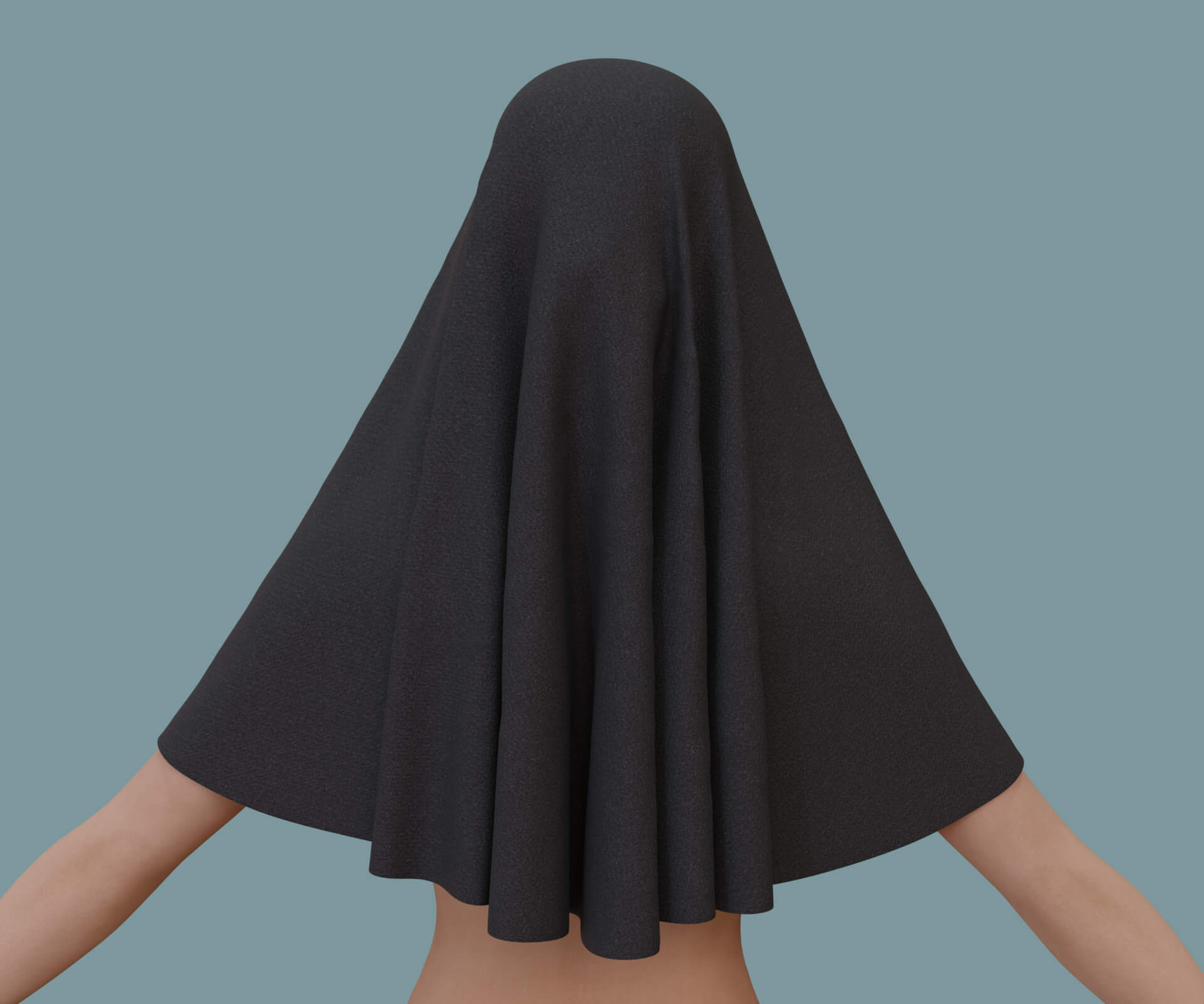 Muslim Arabic Niqab - 3D Model by AleoPix