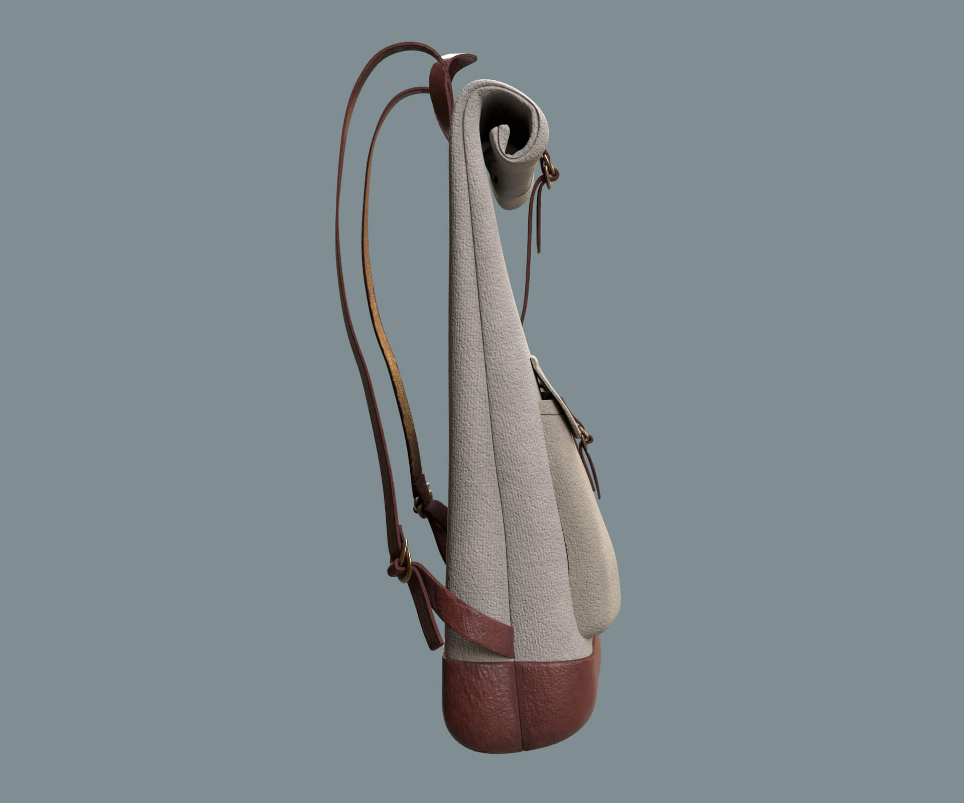 Realistic Traveler Backpack - 3D Model by AleoPix