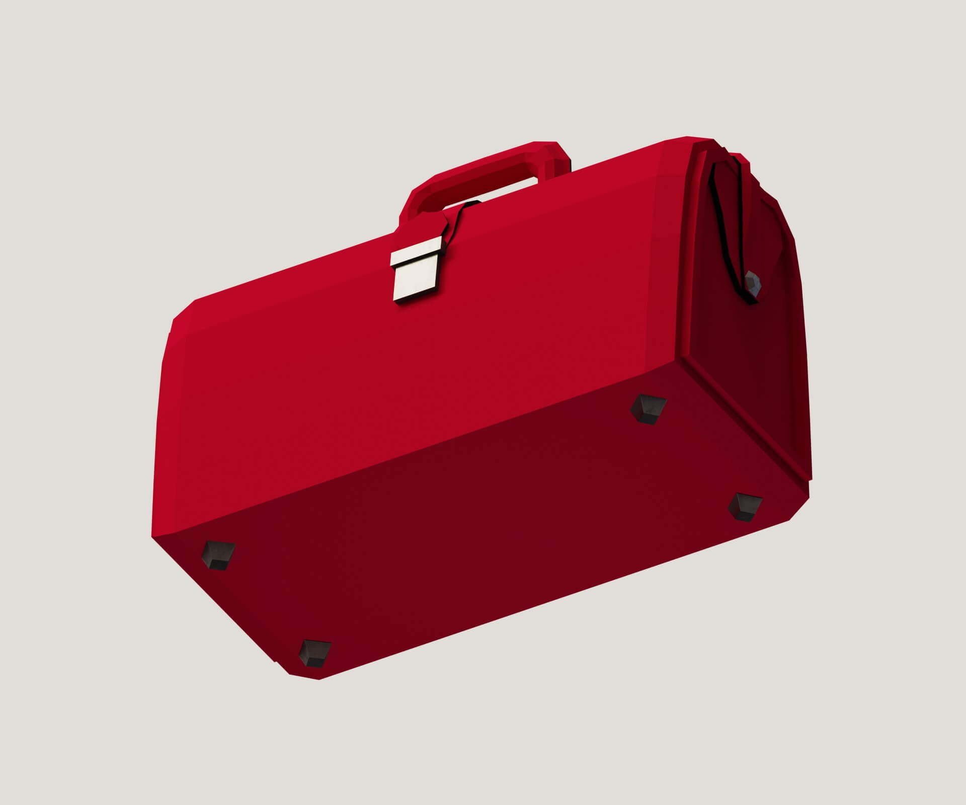 Red Valise - 3D Model by AleoPix