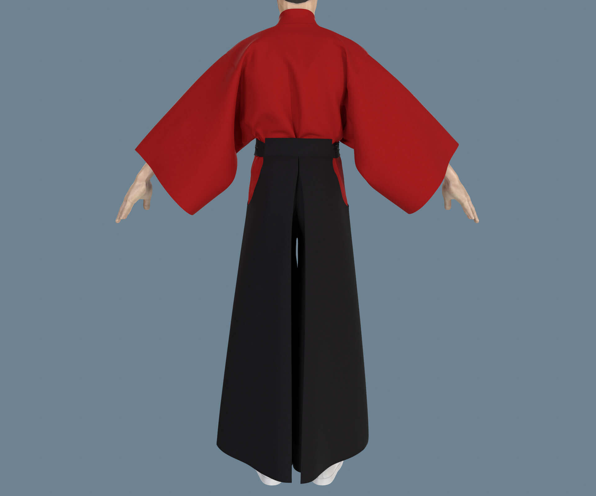 Samurai Hakama - 3D Model by AleoPix