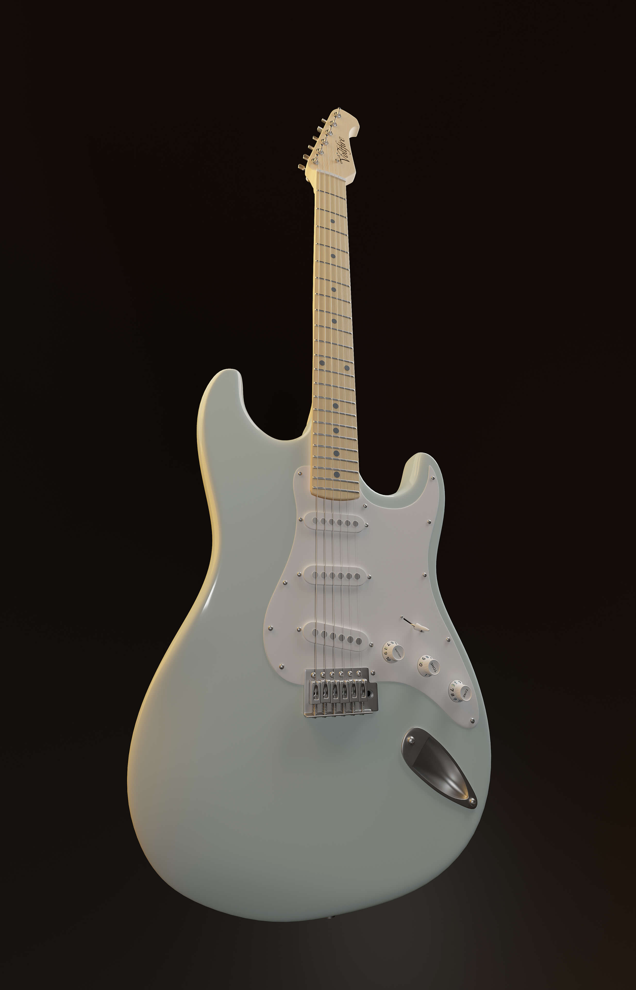Electric Guitar - 3D Model by Alessandro2595