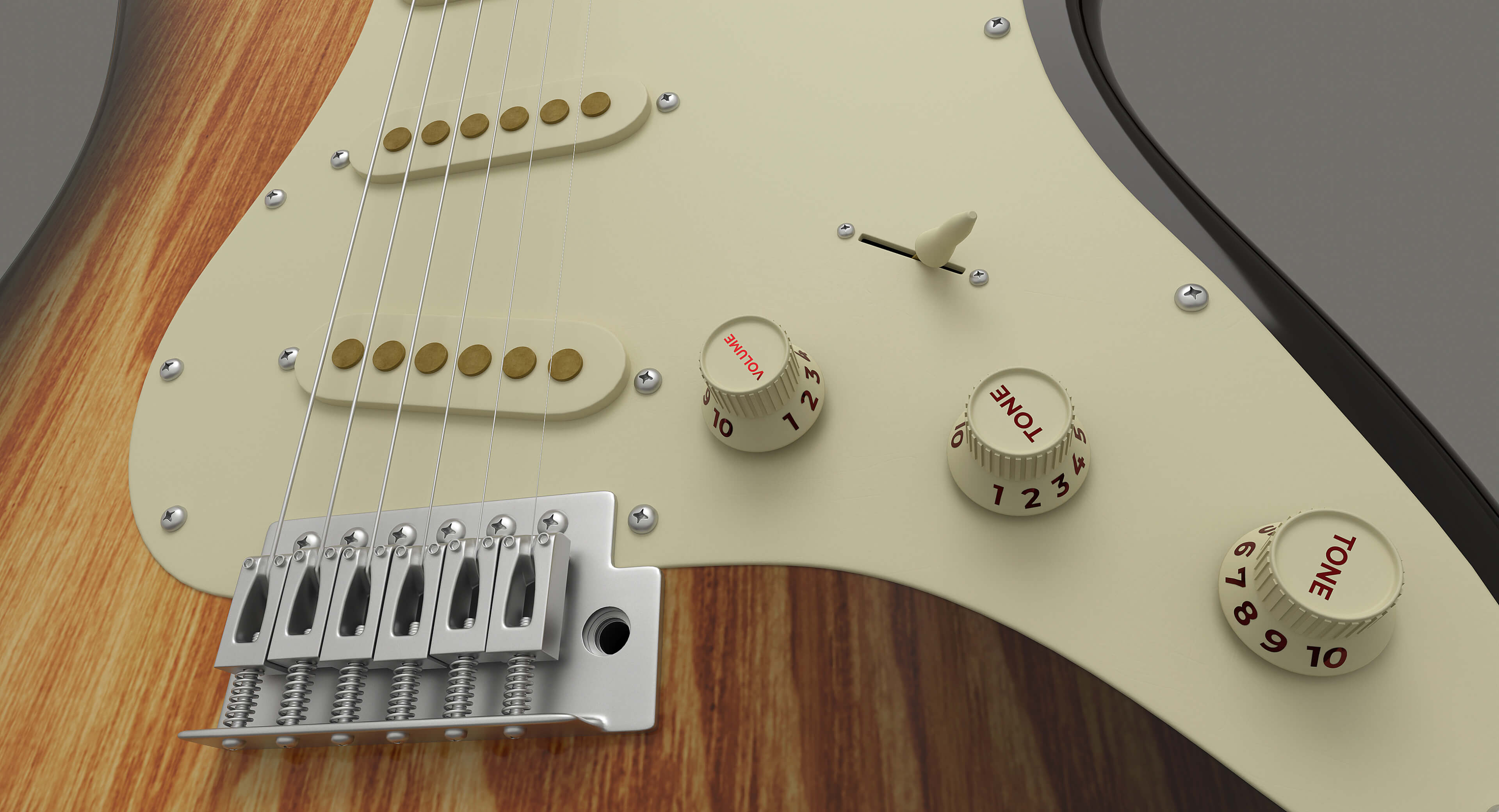 Electric Guitar - 3D Model by Alessandro2595