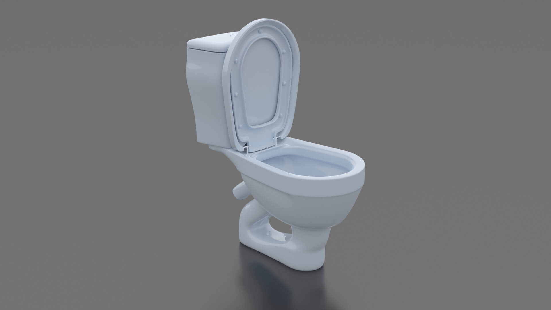 White Toilet - Free 3D Model by Alessandro2595
