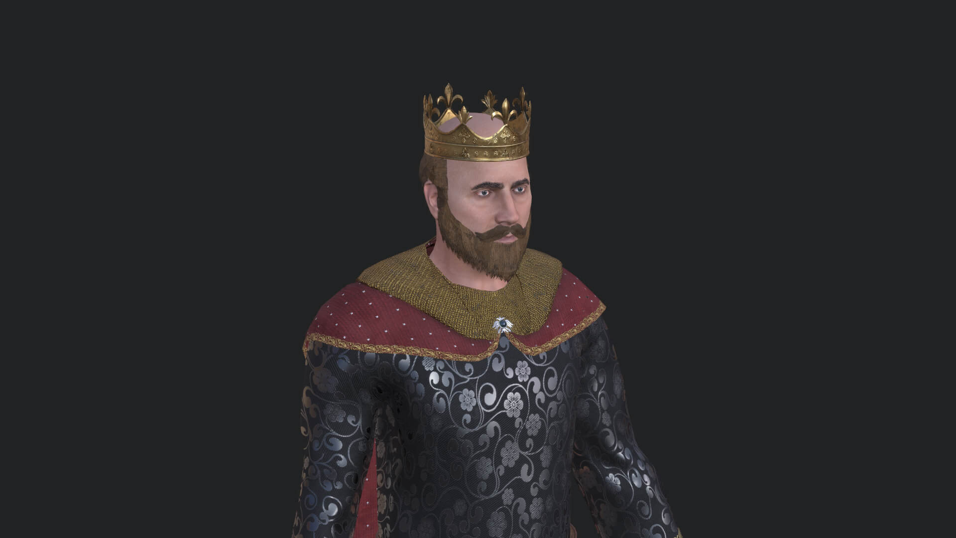 King Medieval - 3D Model by Alesskkyy