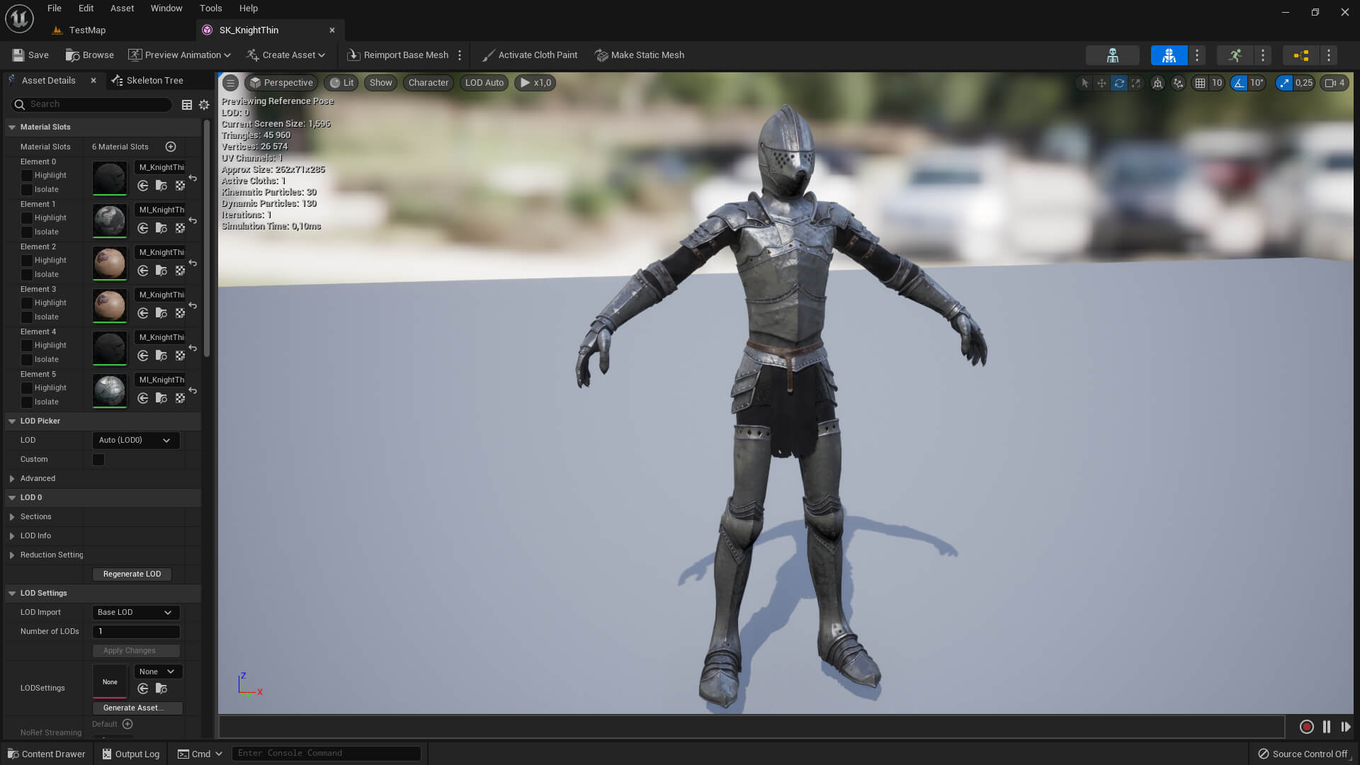 Thin Knight - Game Ready 3D Model by Alesskkyy