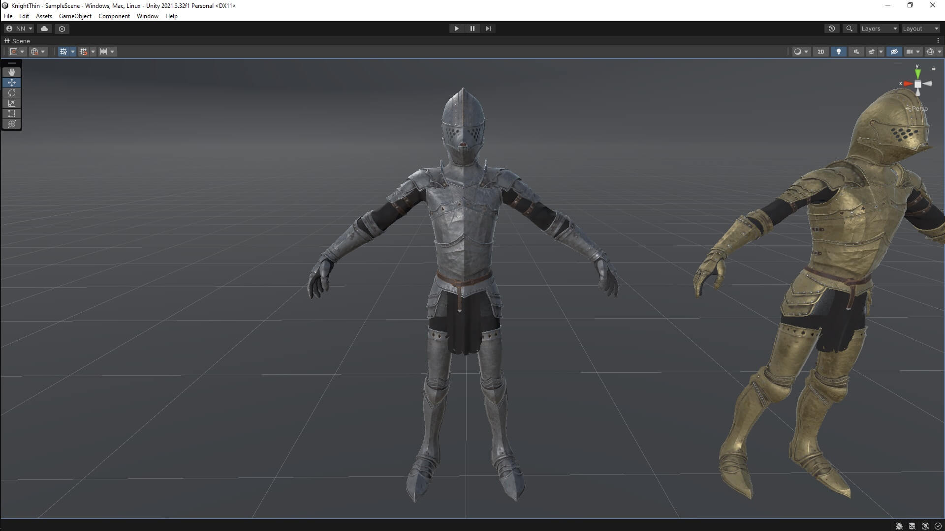 Thin Knight - Game Ready 3D Model by Alesskkyy