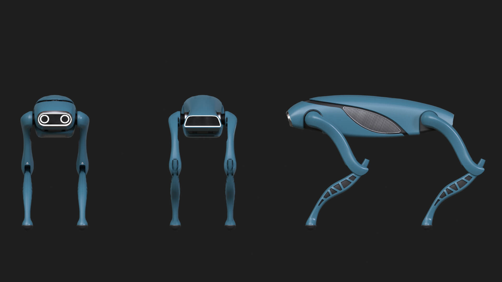 Robot Dog 2 - Game Character 3D Model by Alesskkyy