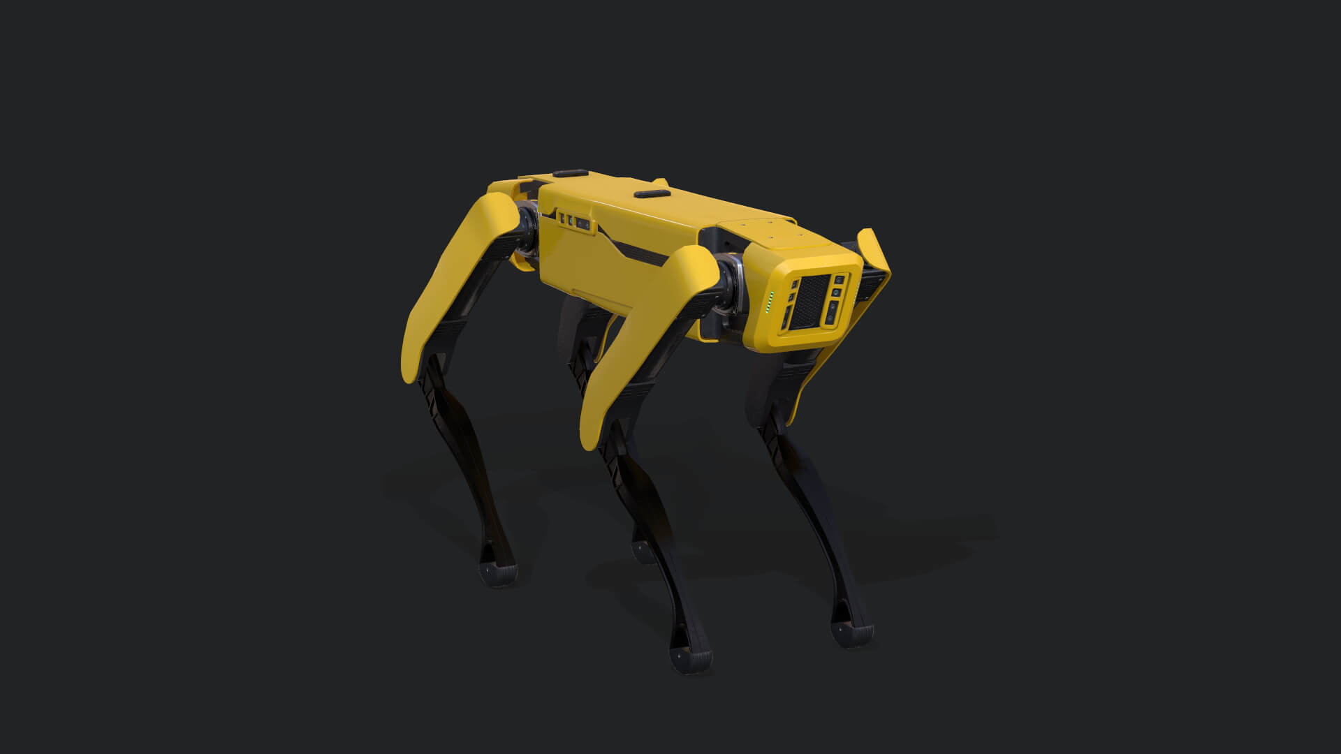Robot Dog - Game Charater 3D Model by Alesskkyy