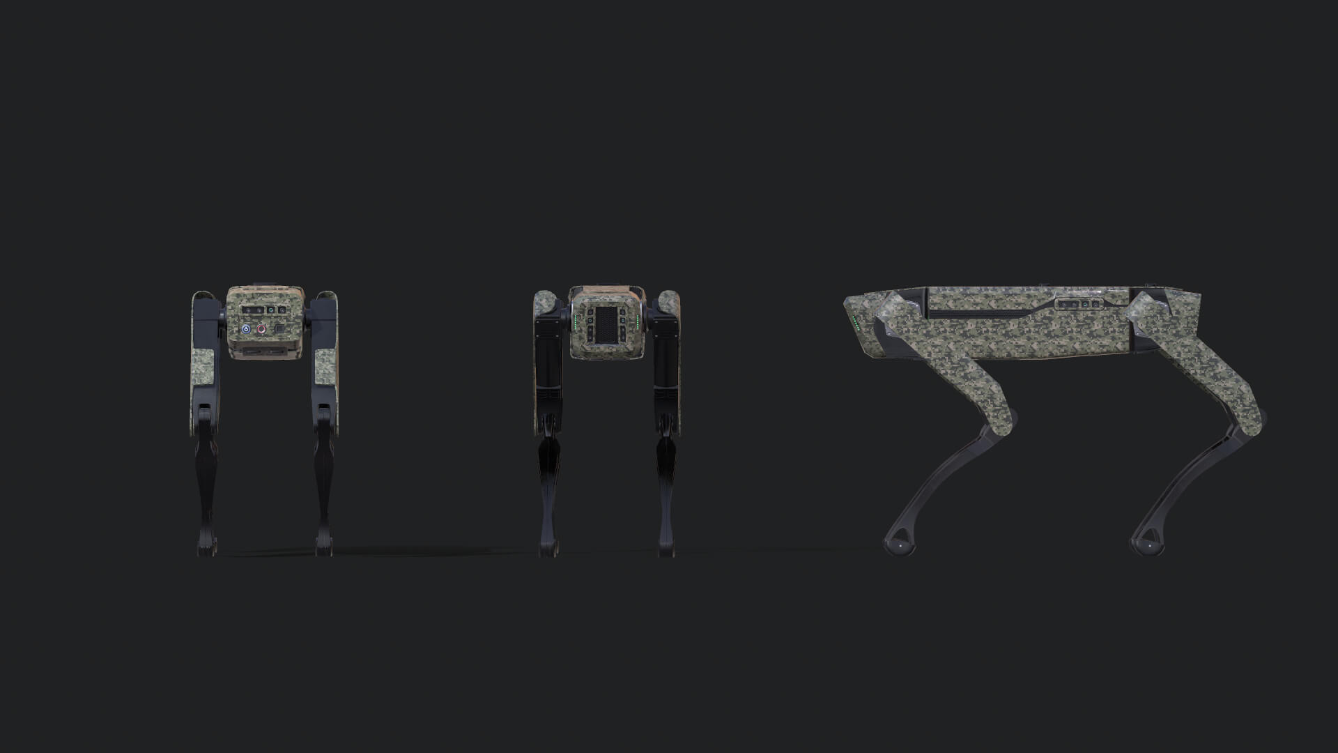 Robot Dog - Game Charater 3D Model by Alesskkyy