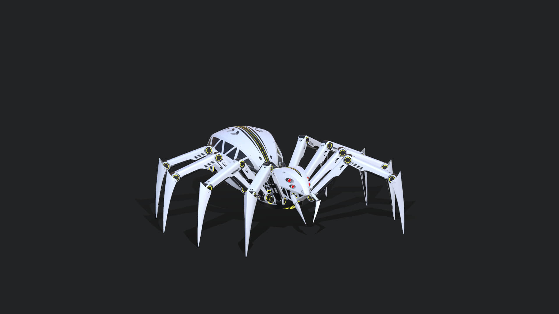 Spider Robot - 3D Model by Alesskkyy