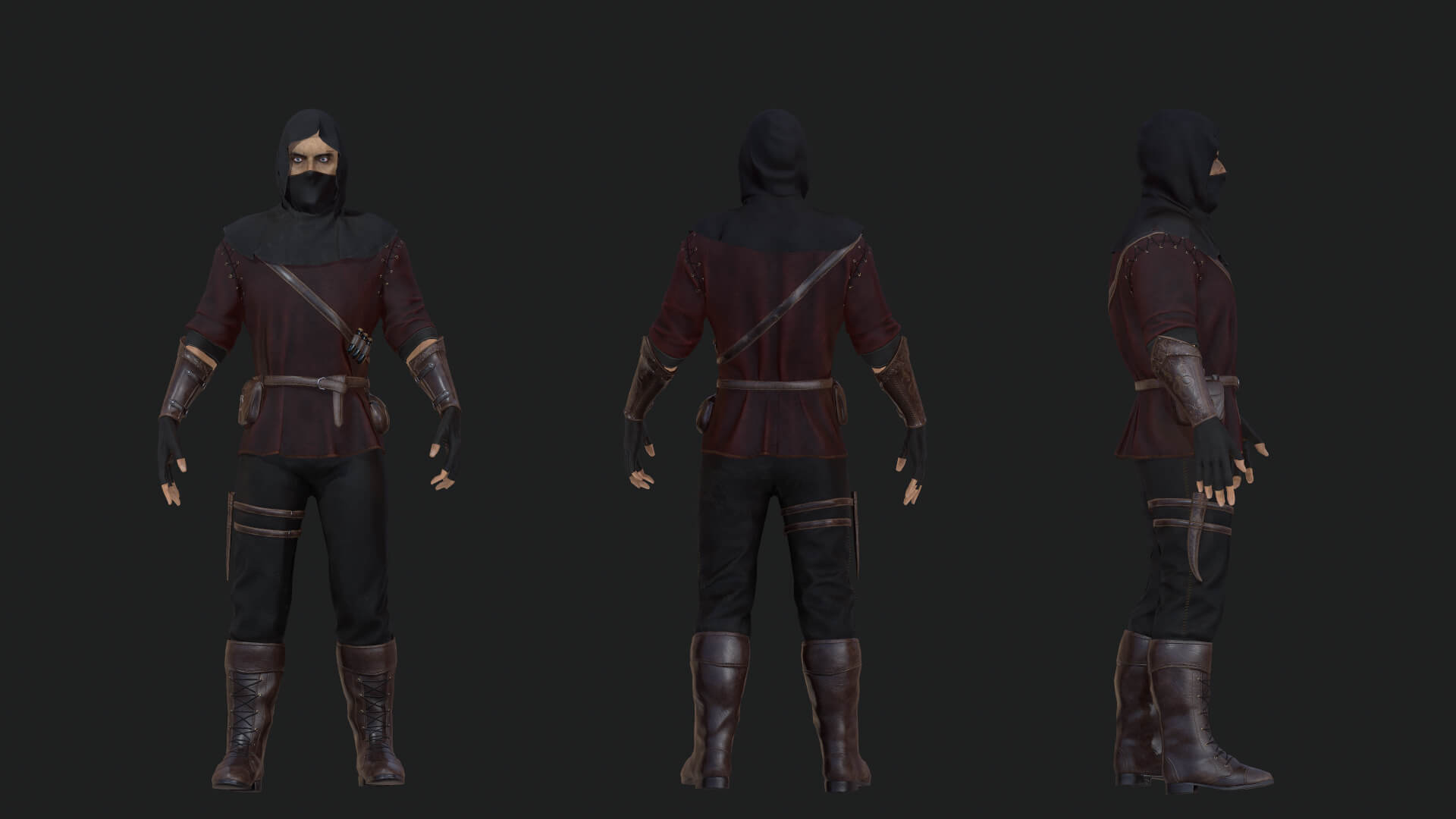 Thief Medieval - 3D Model by Alesskkyy