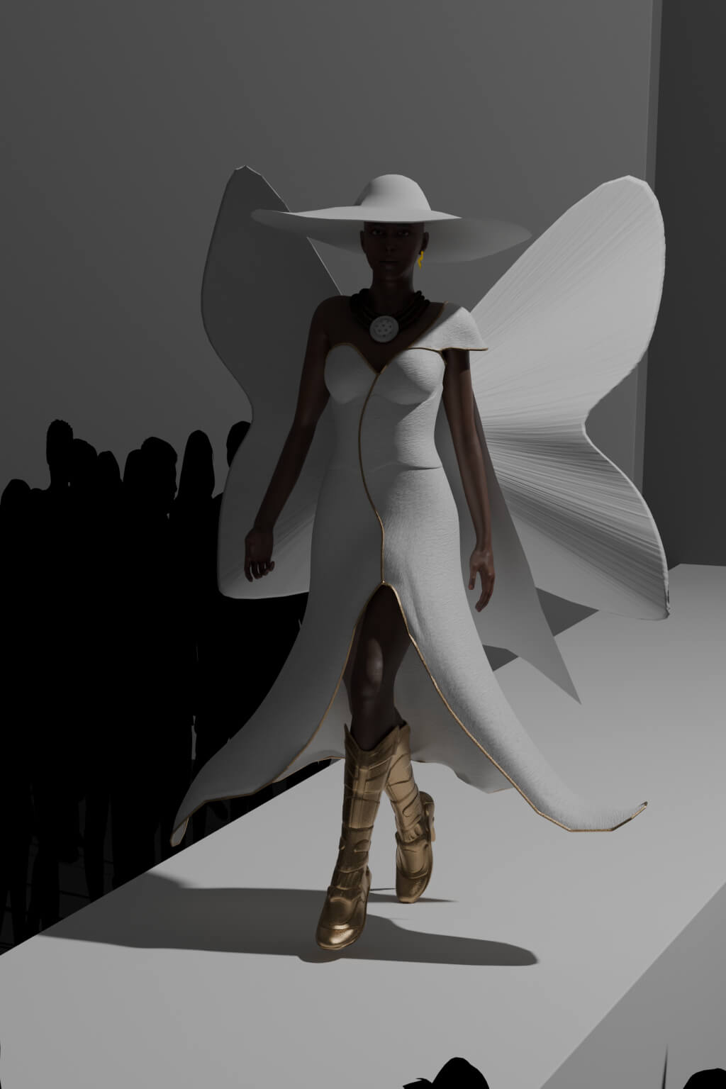 Empress 3D Render, Digital Art by Alesuav