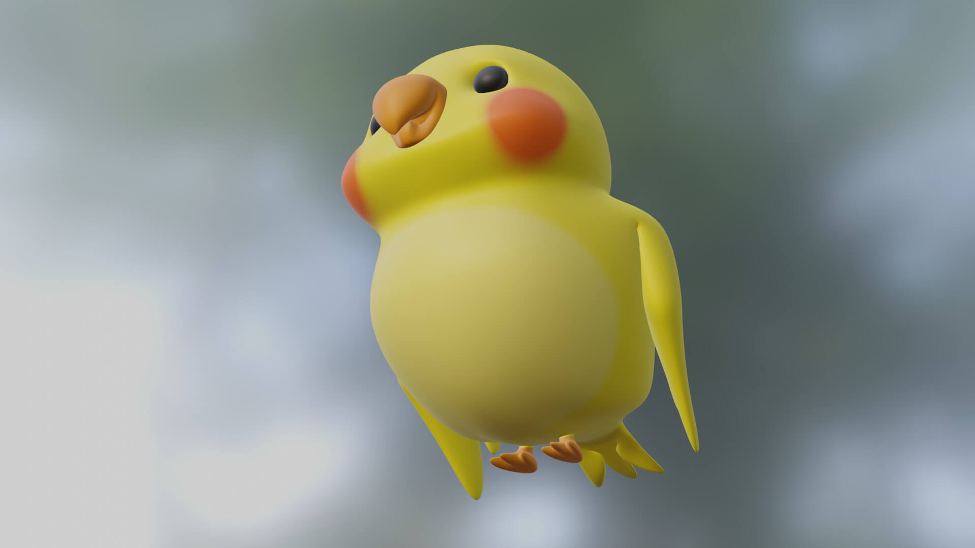 Cute Bird Nestling - 3D Model by Alex_Meowry