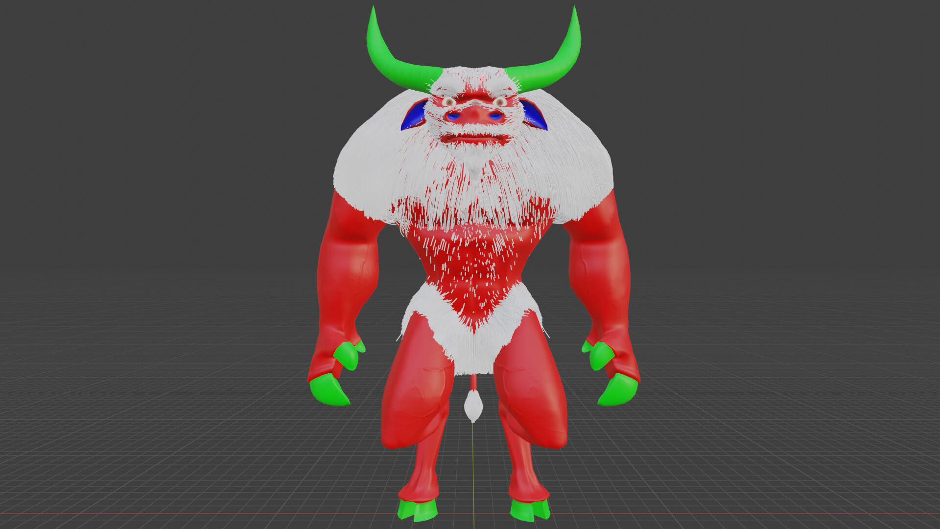 Minotaur - 3D Model by Alex_Meowry