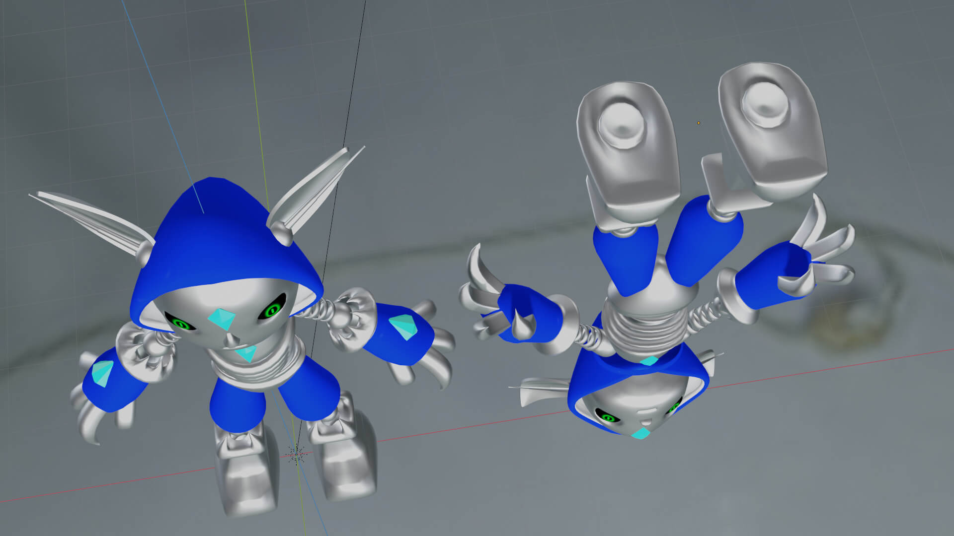 Sci-Fi Robot Kroll 3D Model by Alex_Meowry