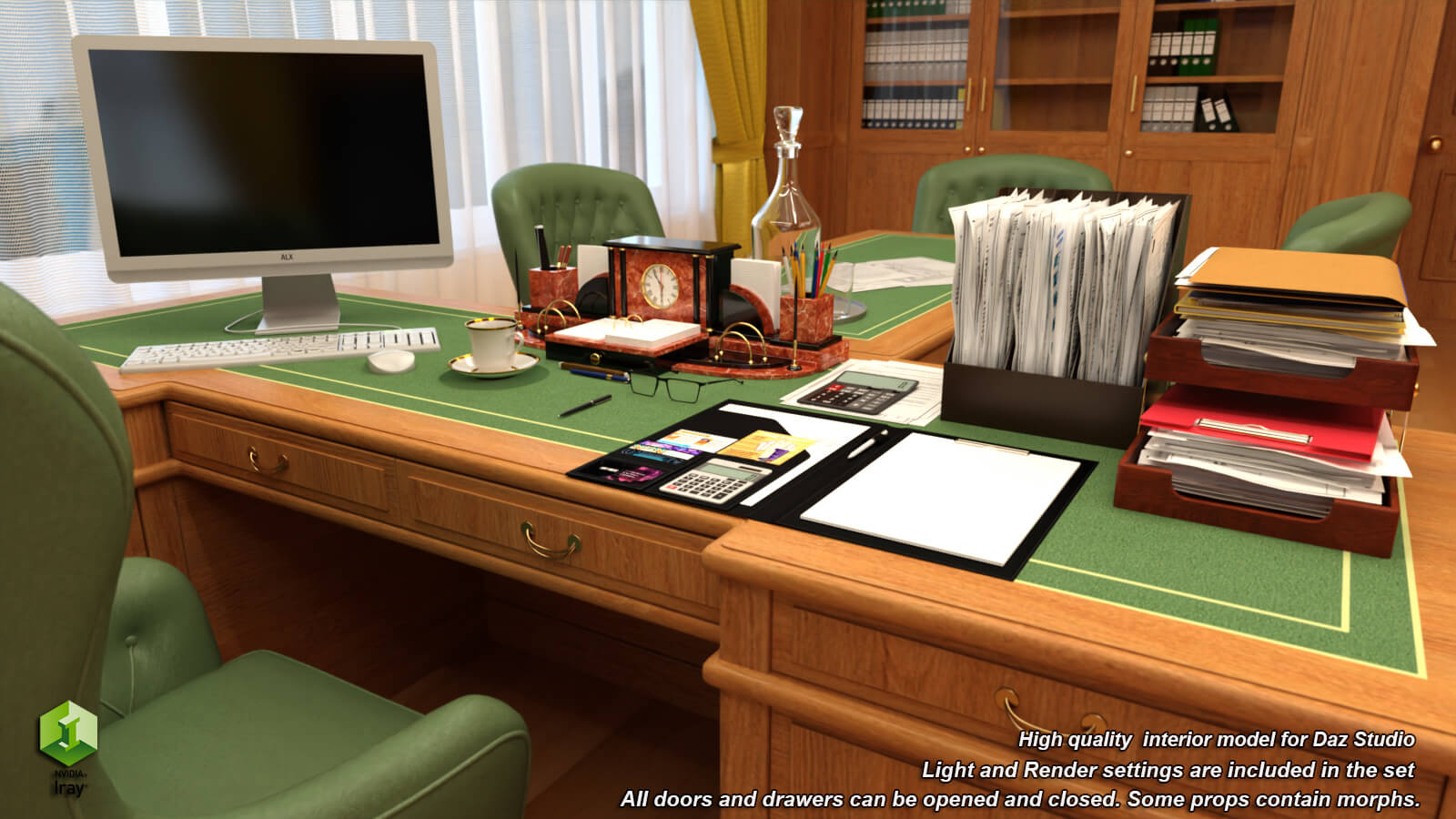 ALX Chief's Room - Daz Content by Alex79