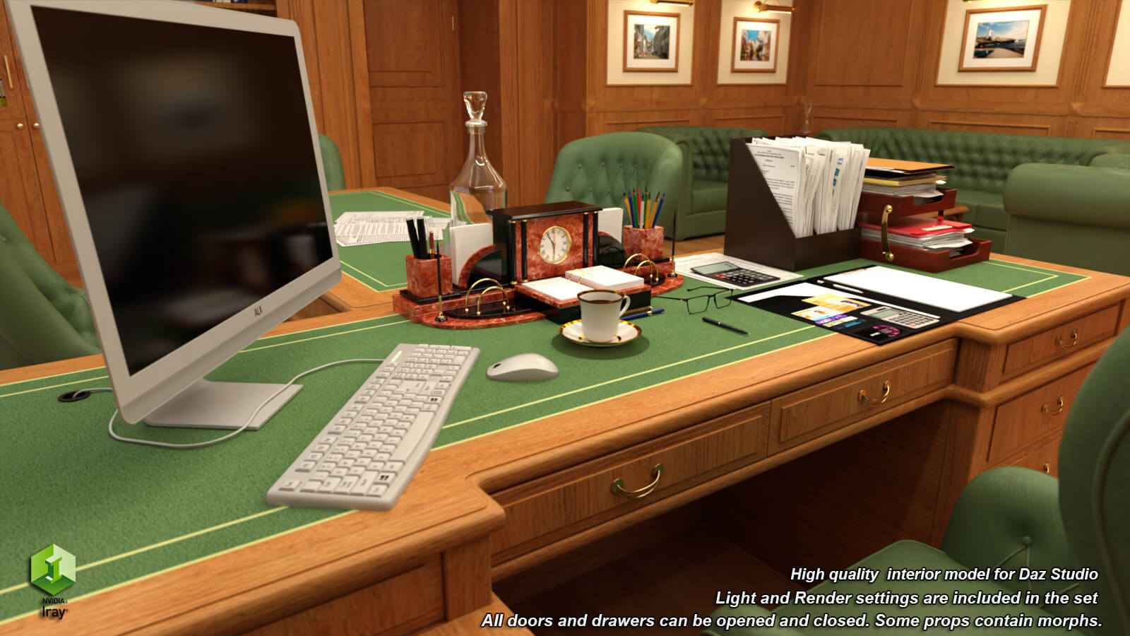 ALX Chief's Room - Daz Content by Alex79