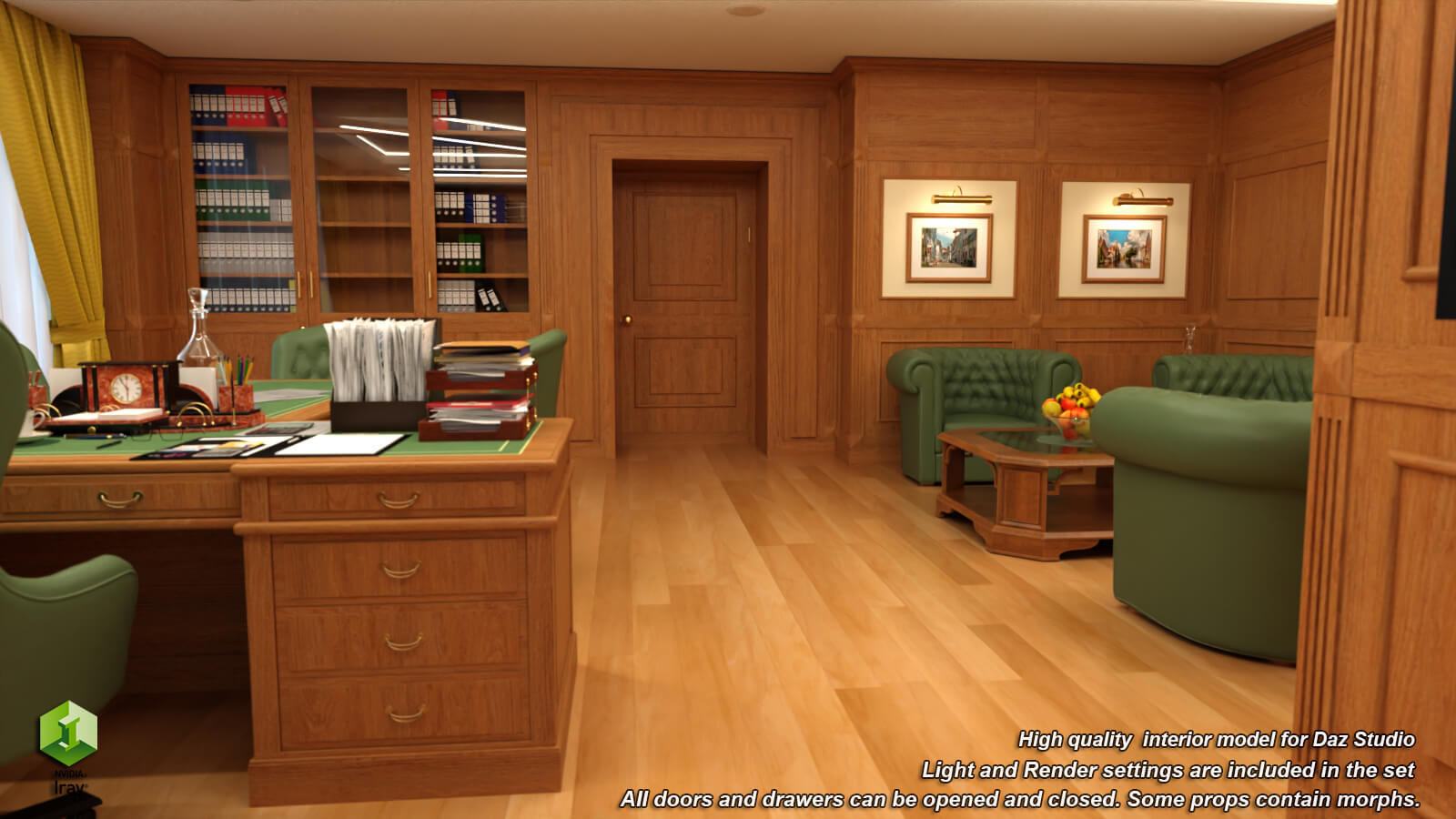 ALX Chief's Room - Daz Content by Alex79