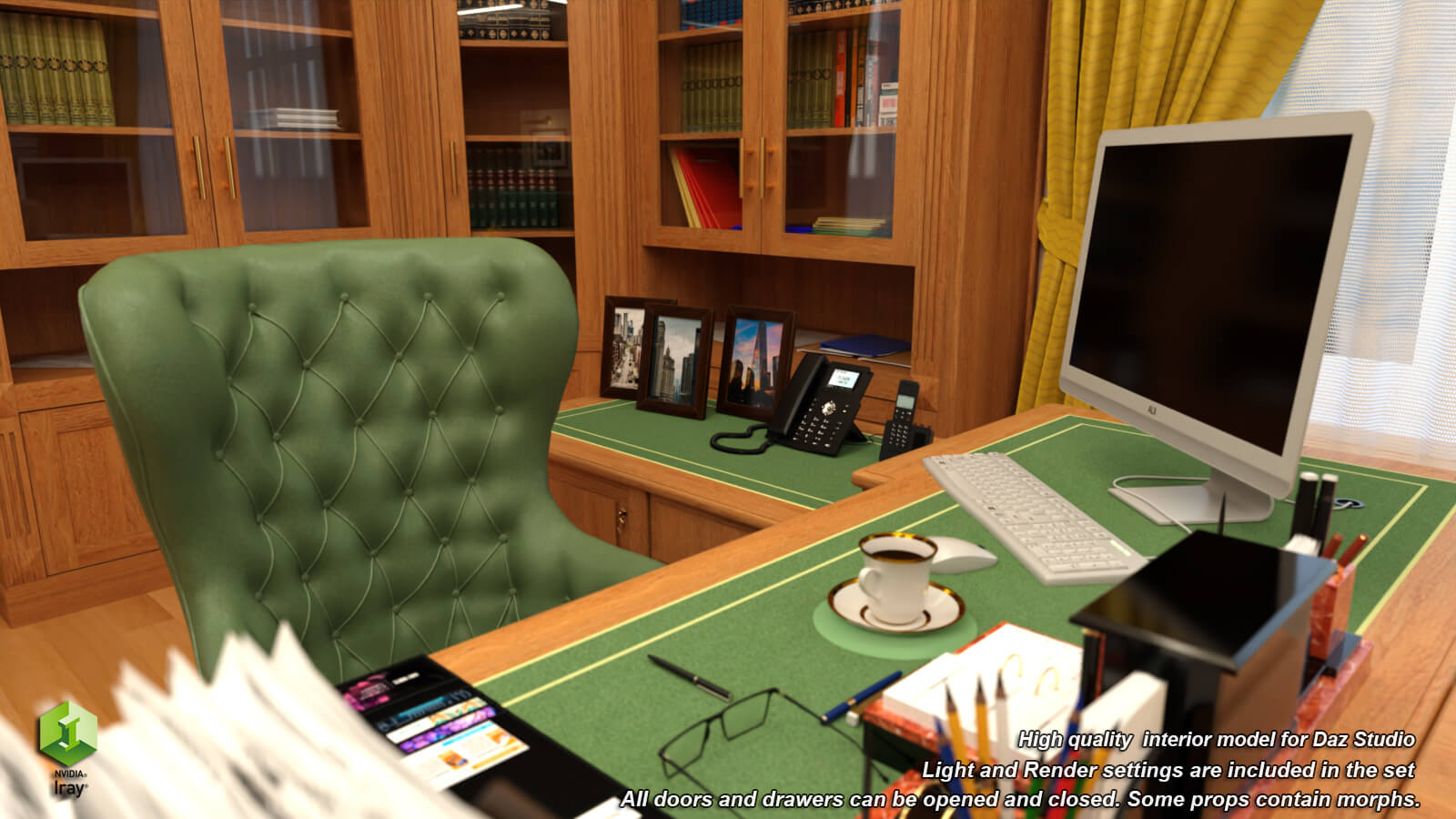 ALX Chief's Room - Daz Content by Alex79