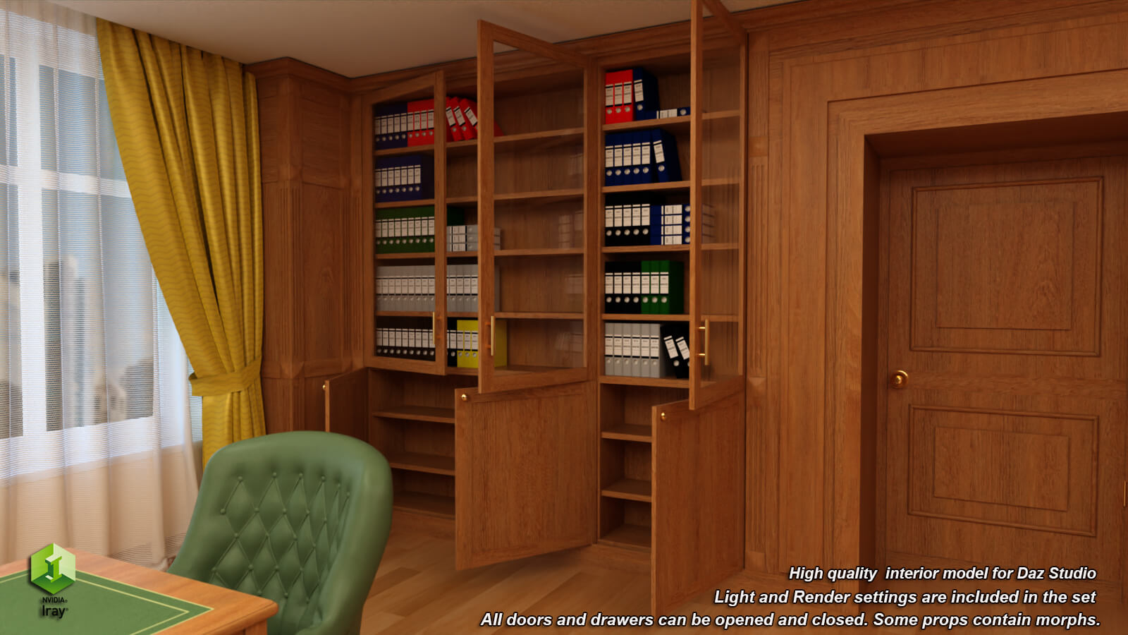 ALX Chief's Room - Daz Content by Alex79