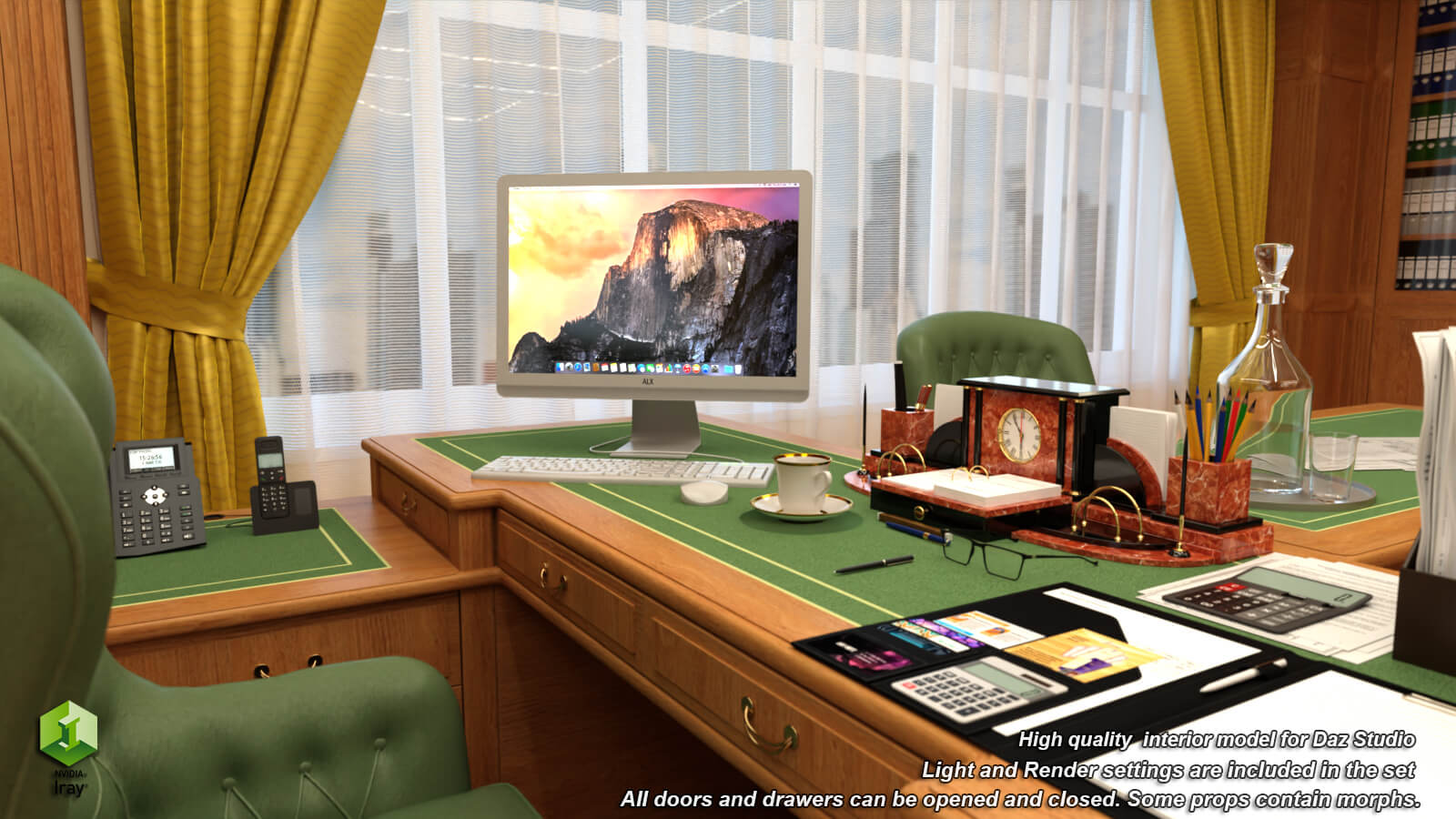 ALX Chief's Room - Daz Content by Alex79