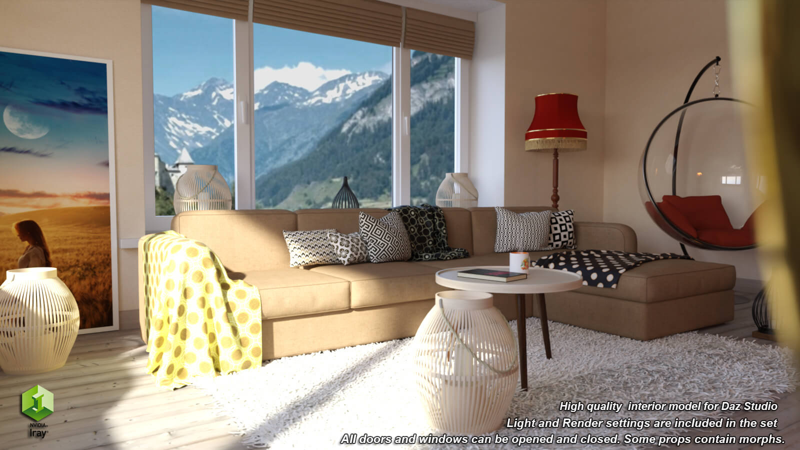 ALX Modern room 2 - Daz Content by Alex79