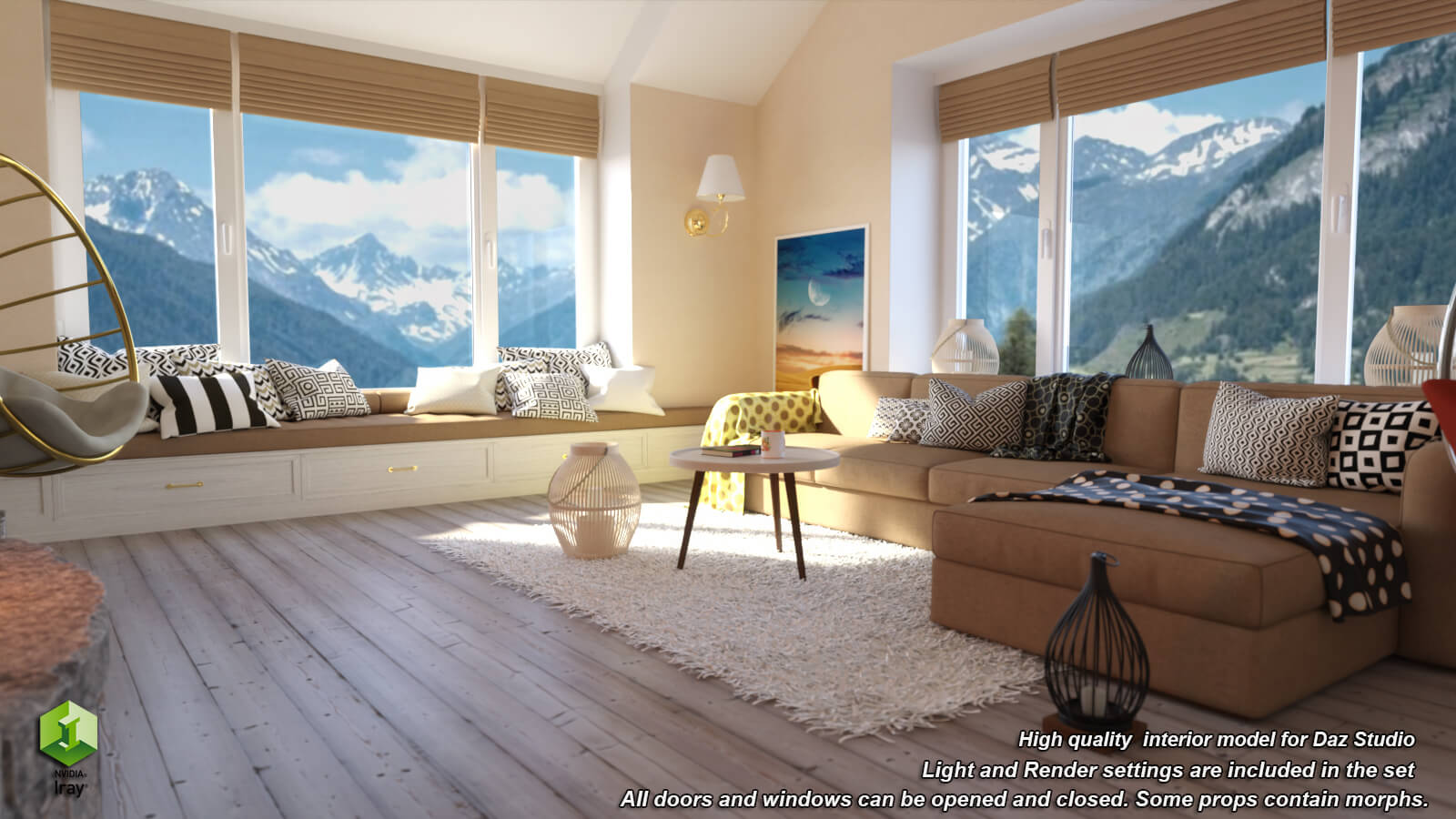 ALX Modern room 2 - Daz Content by Alex79