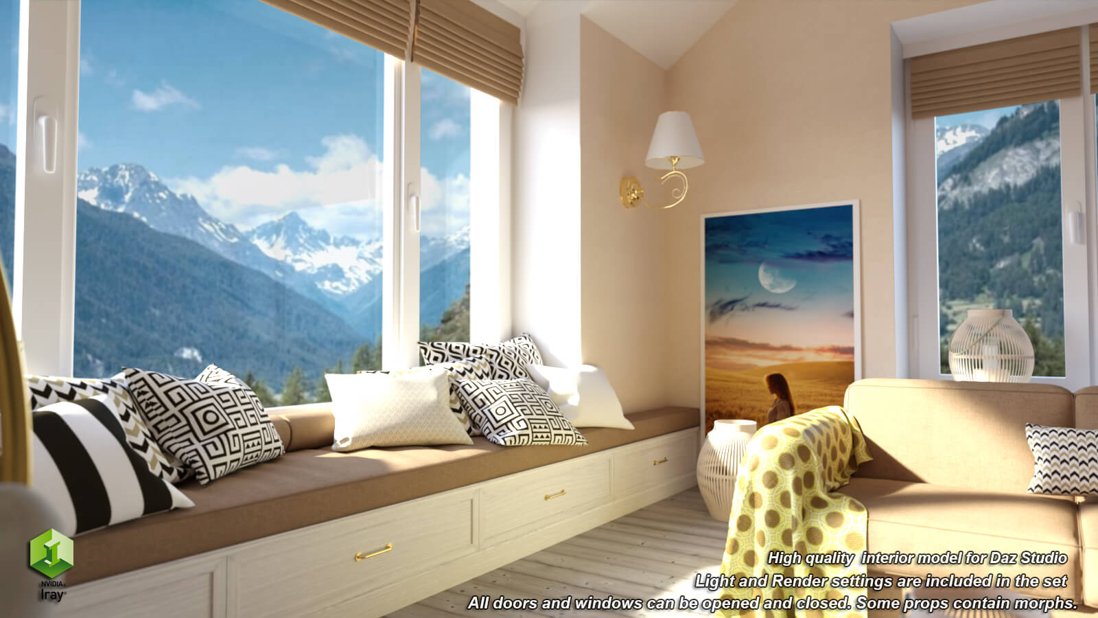 ALX Modern room 2 - Daz Content by Alex79