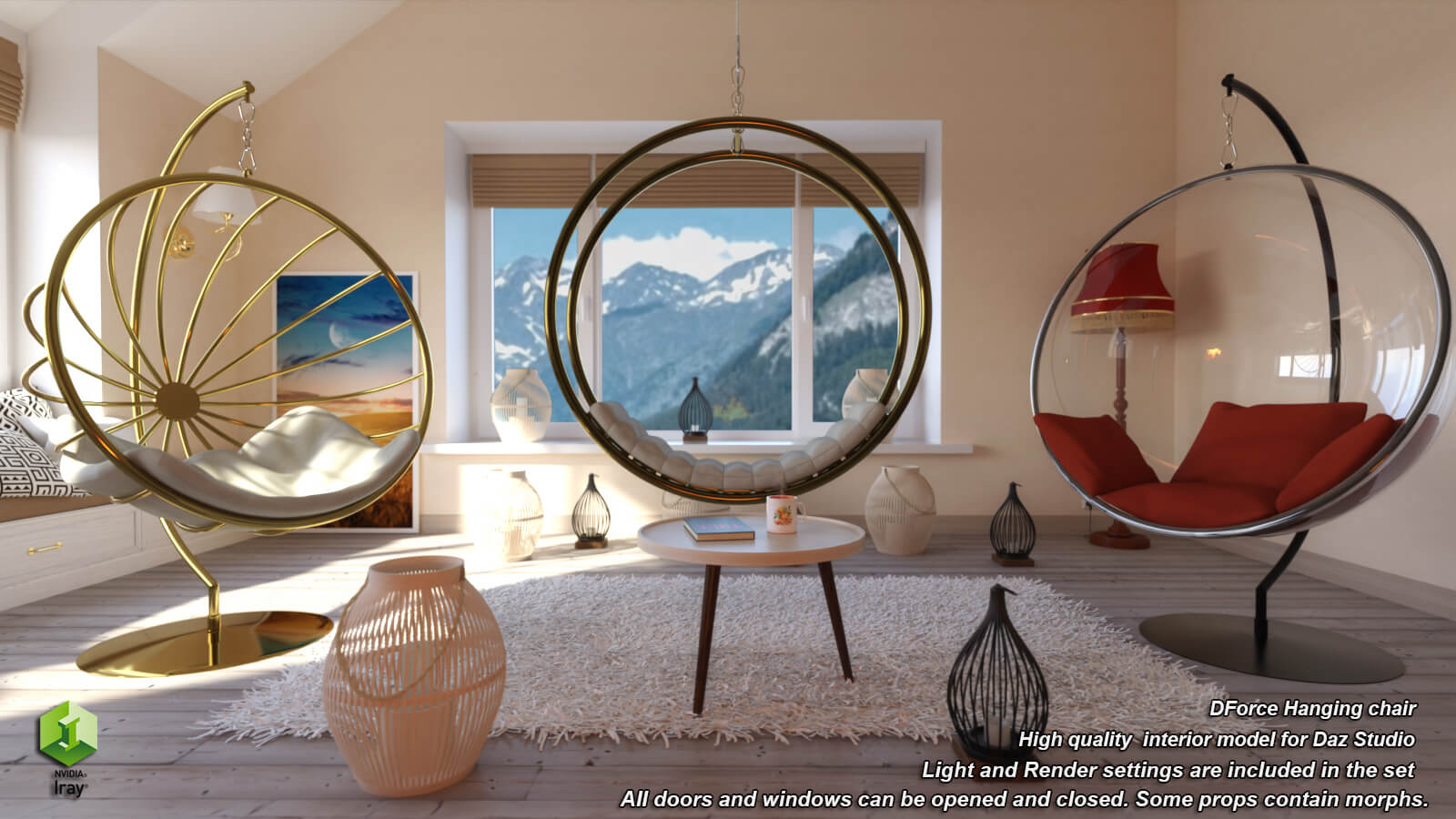 ALX Modern room 2 - Daz Content by Alex79