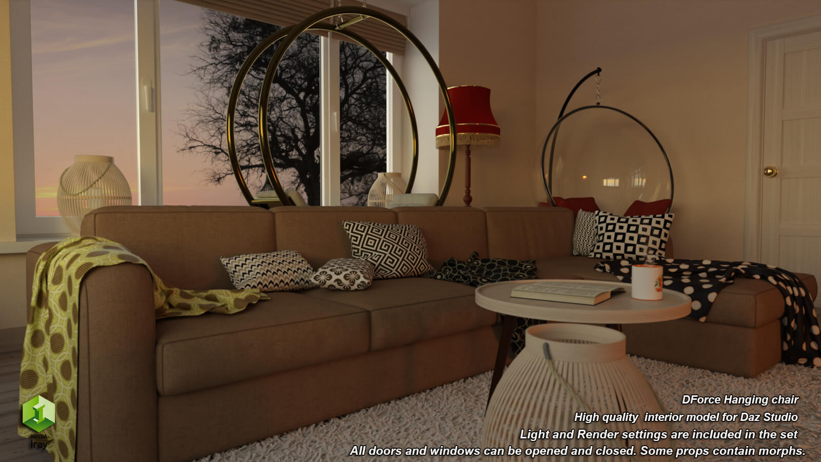 ALX Modern room 2 - Daz Content by Alex79