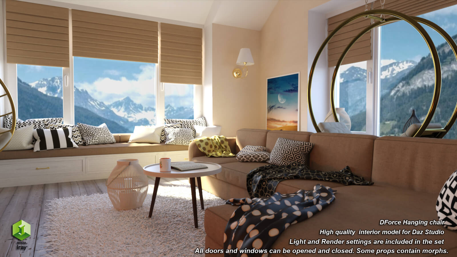 ALX Modern room 2 - Daz Content by Alex79