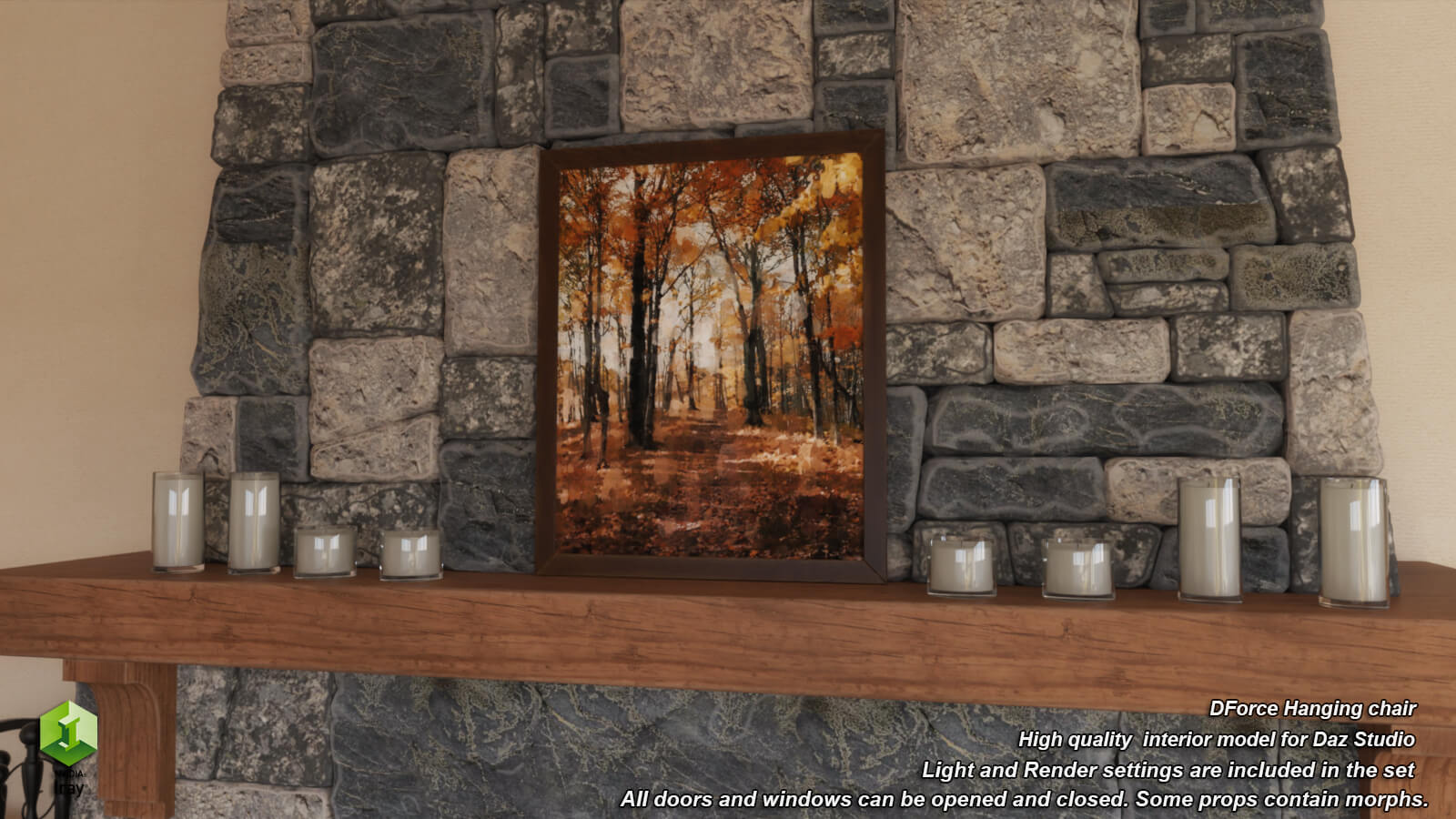 ALX Modern room 2 - Daz Content by Alex79