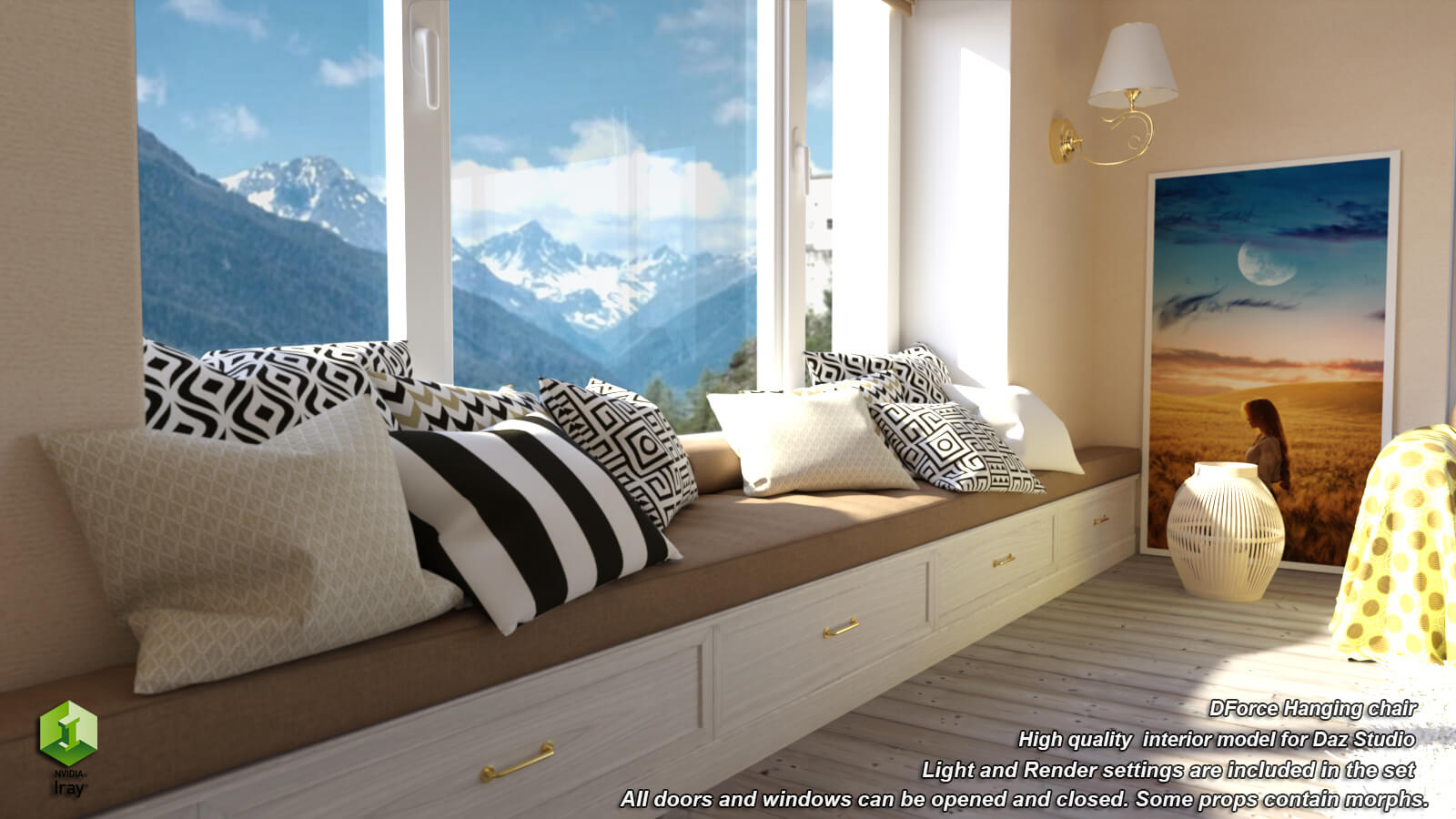 ALX Modern room 2 - Daz Content by Alex79