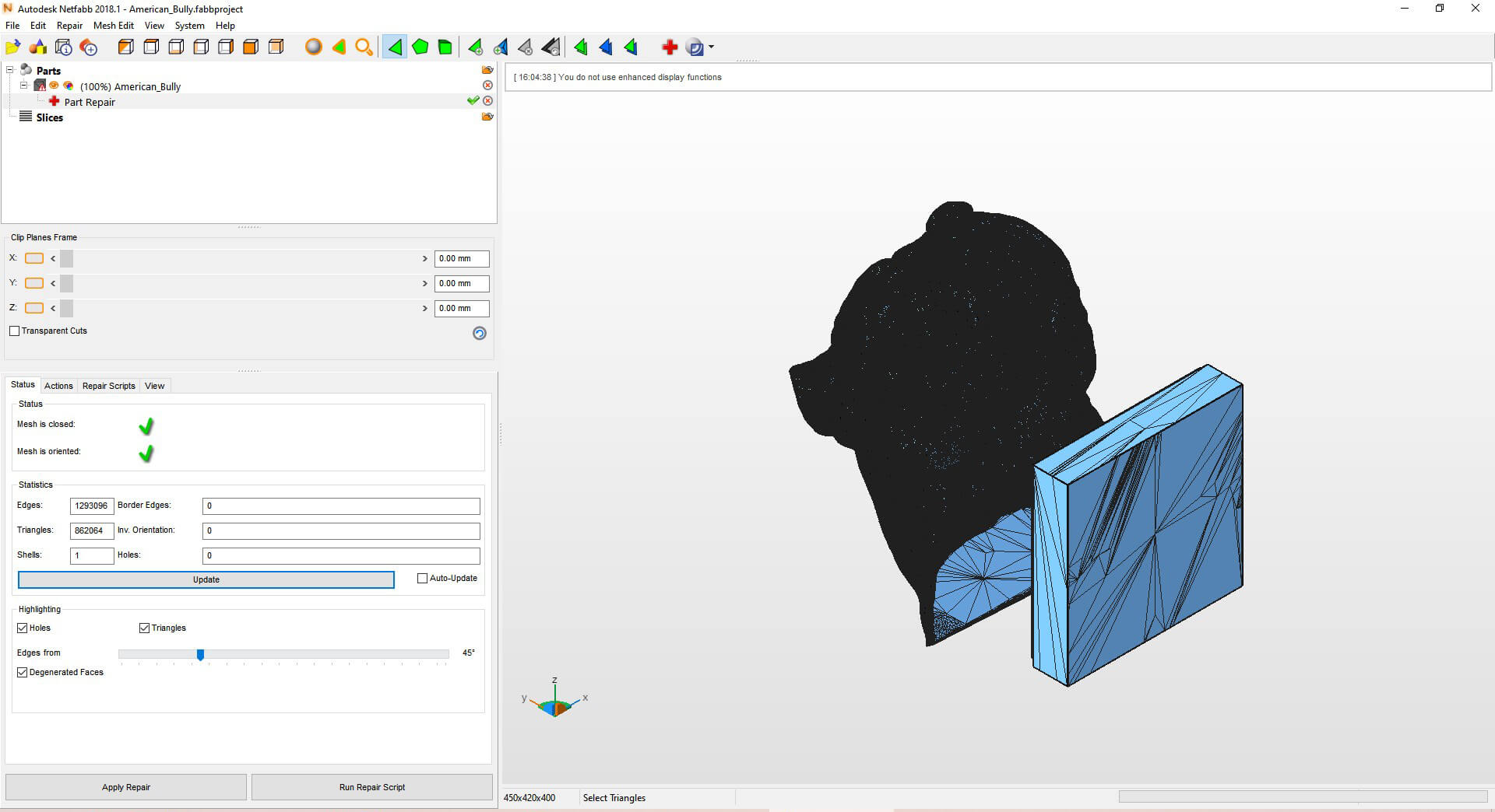American Bully Bust 3D Print Model by Alexander3dart