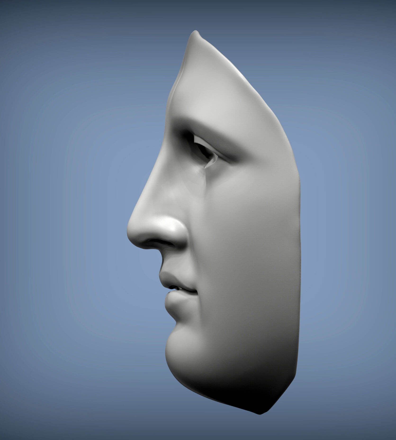 Apollo Mask 3D Print Model by Alexander3dart