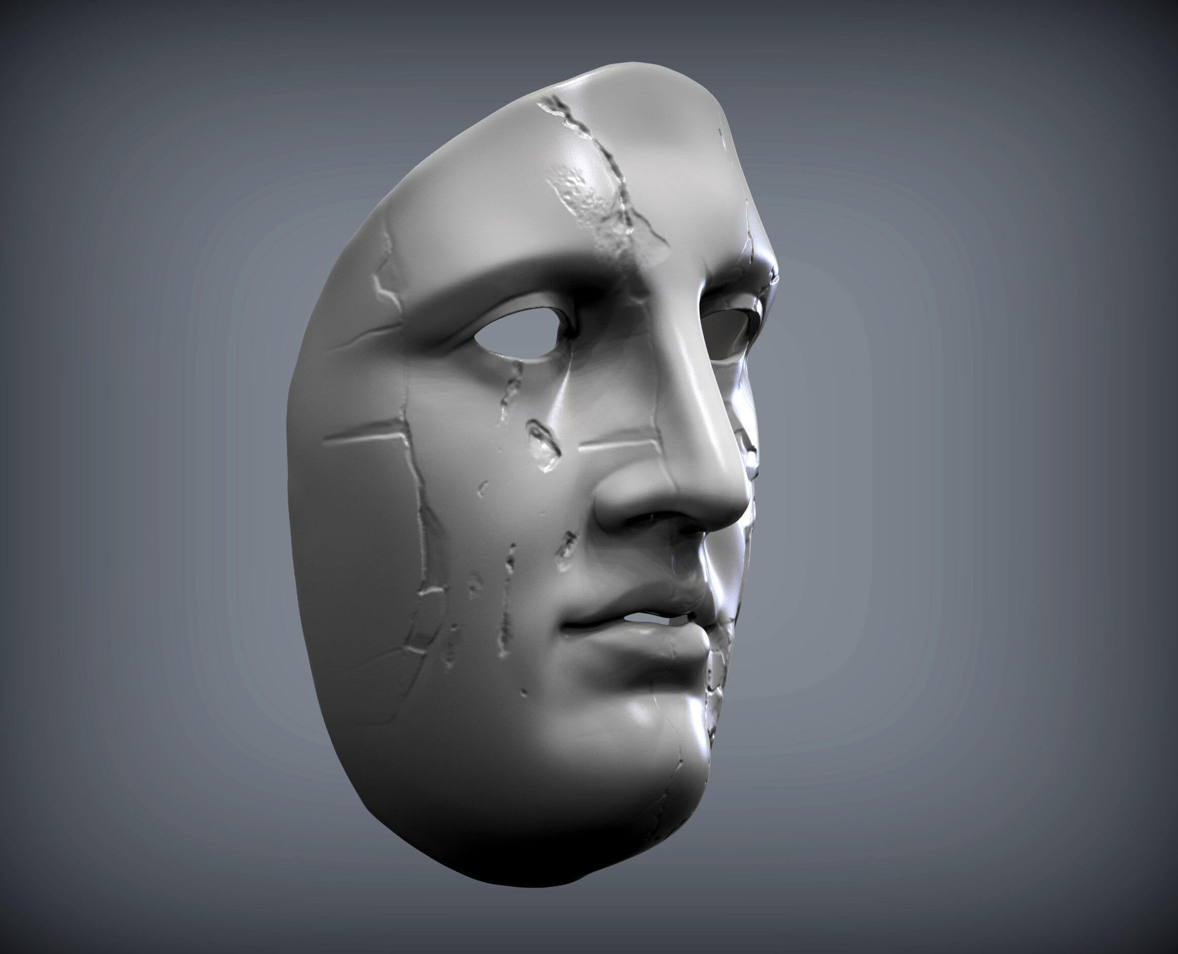 Apollo Mask 3D Print Model by Alexander3dart