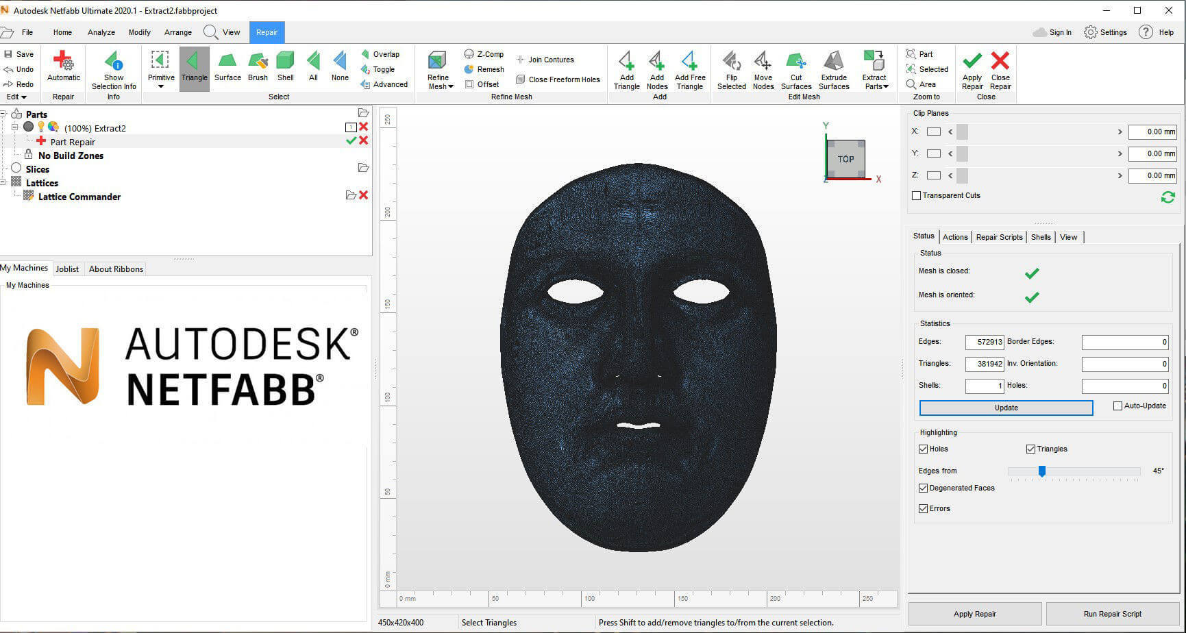 Apollo Mask 3D Print Model by Alexander3dart