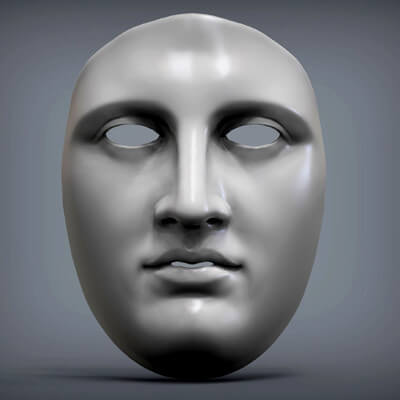 Apollo Mask 3D Print Model by Alexander3dart